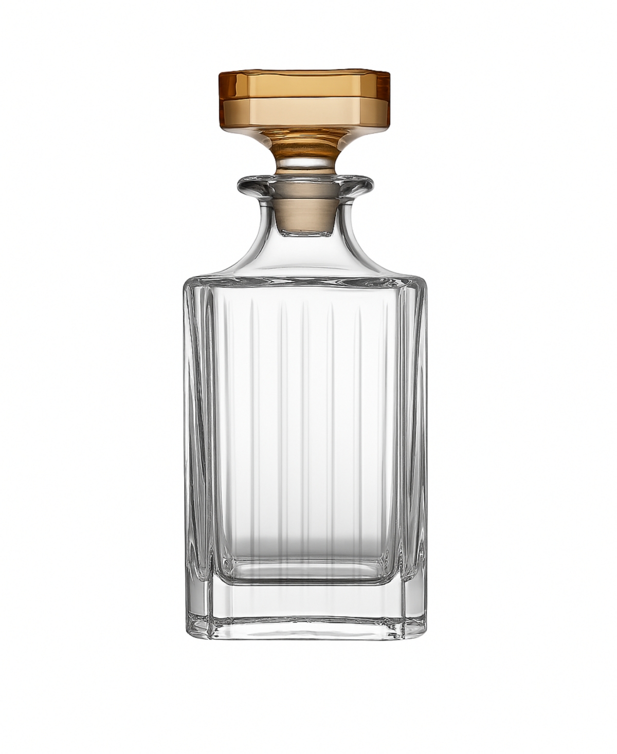 Click here for Classic Touch Square Liquor Bottle  7.4 - Amber prices