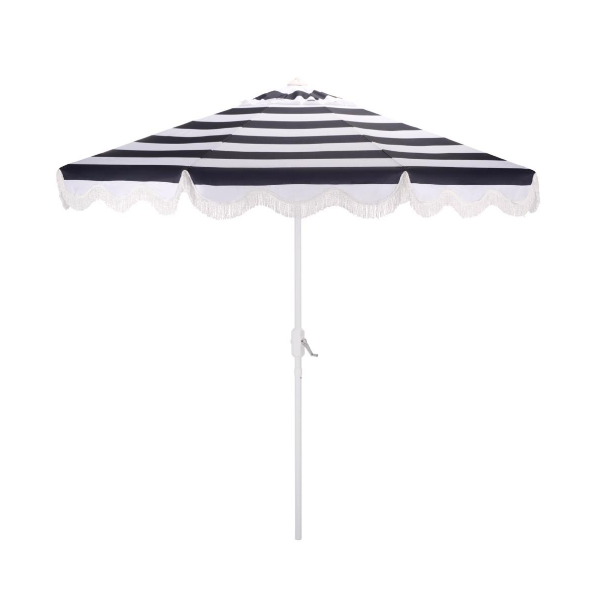 Click here for Augusta Home Lucerna 9 Ft Crank Umbrella - Navy/wh... prices