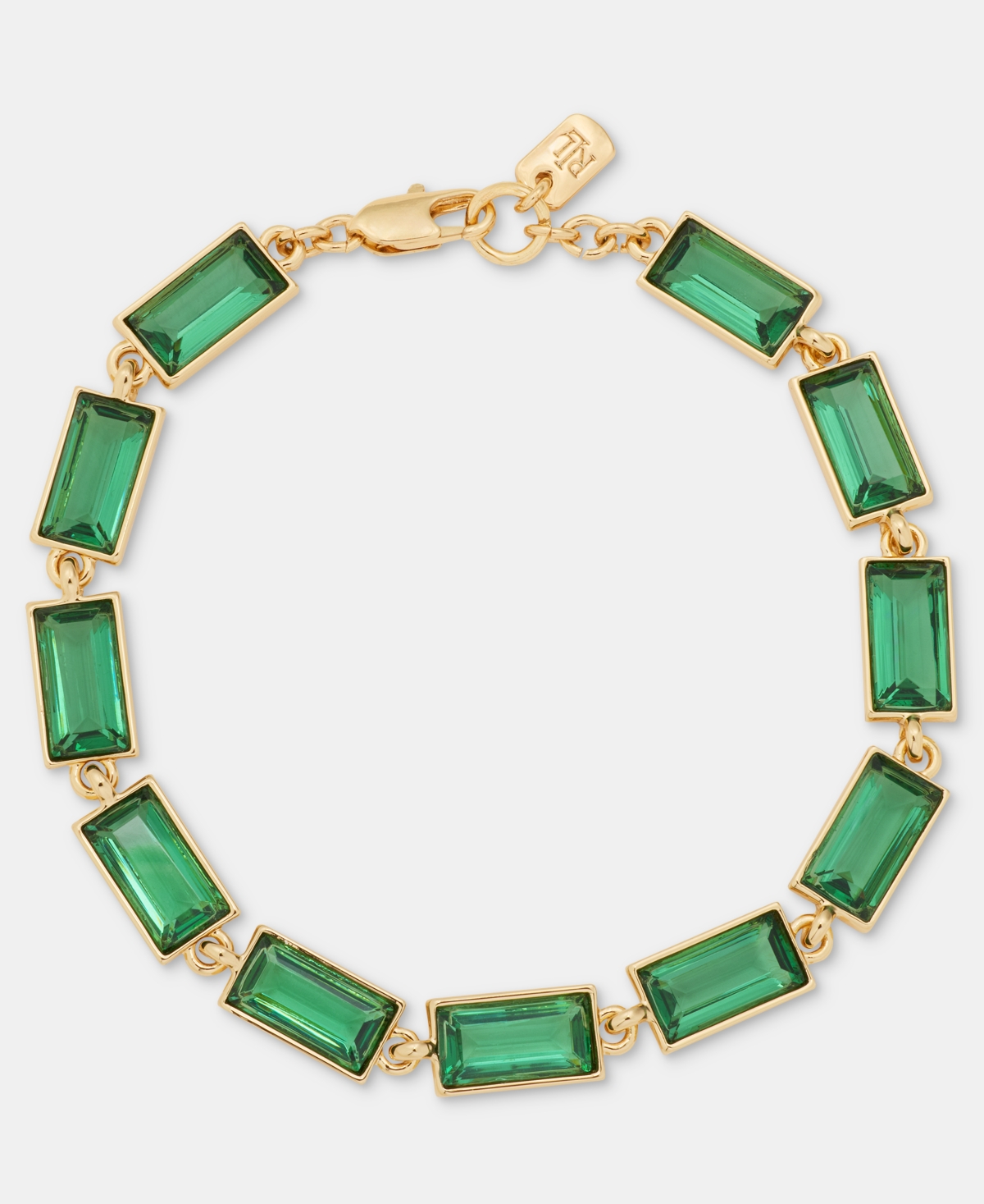 Click here for Lauren Ralph Lauren Baguette Stone Flex Bracelet -... prices