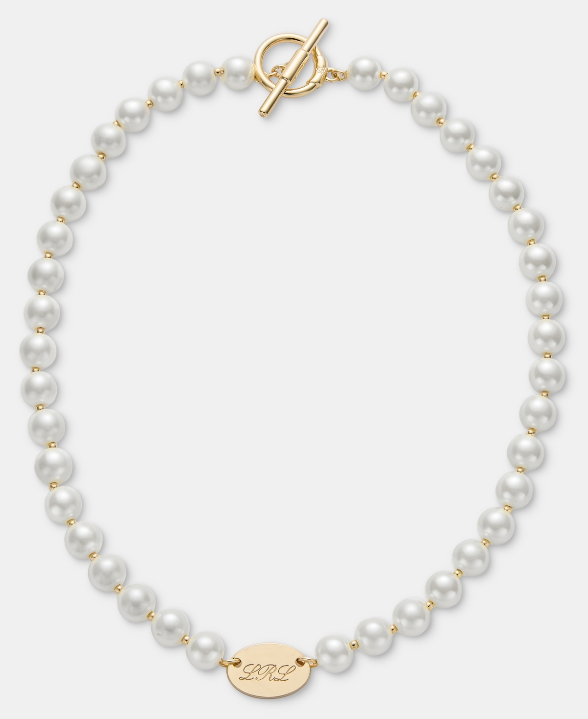 Click here for Lauren Ralph Lauren Imitation Pearl Logo 16 Collar... prices