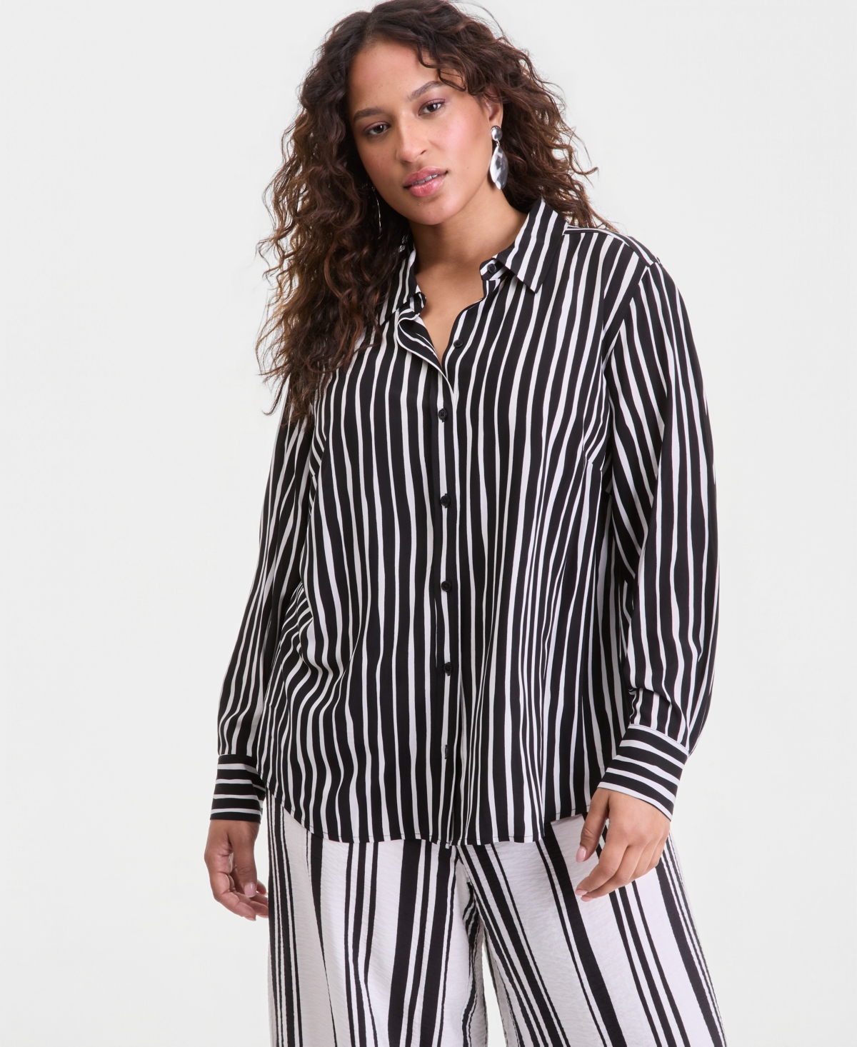 Click here for I.n.c. International Concepts Plus Size Printed Bu... prices