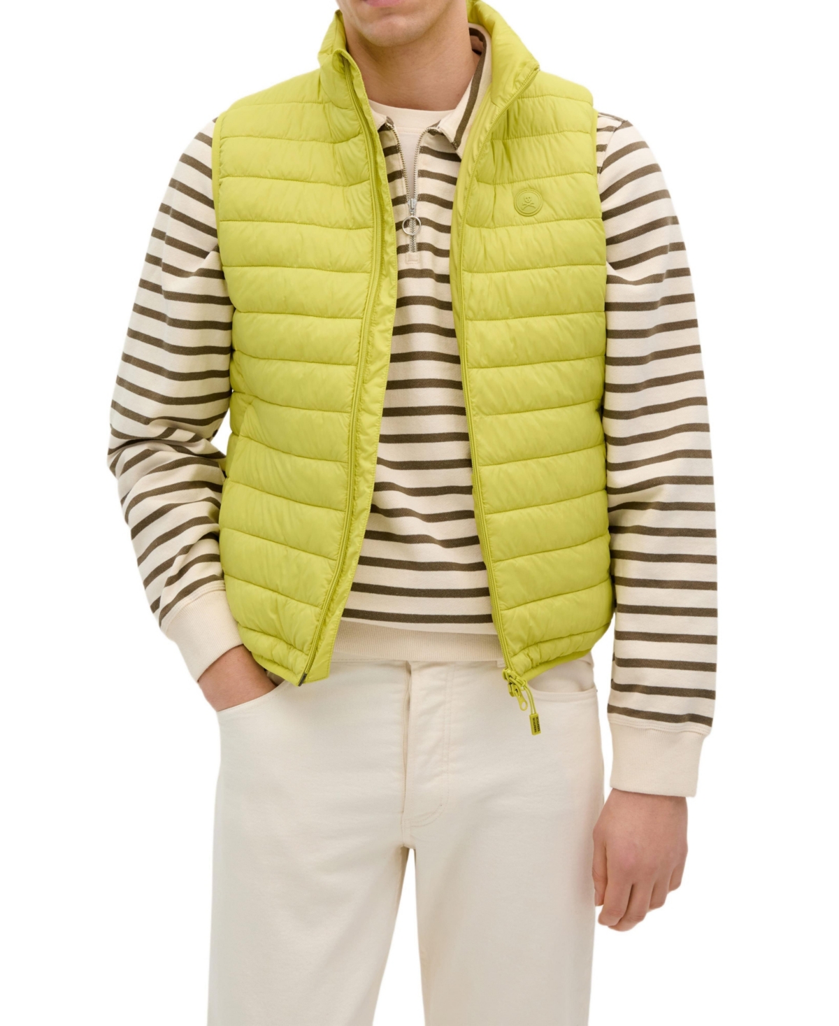Click here for Scalpers Mens New Gstaad Vest - Dark melon prices