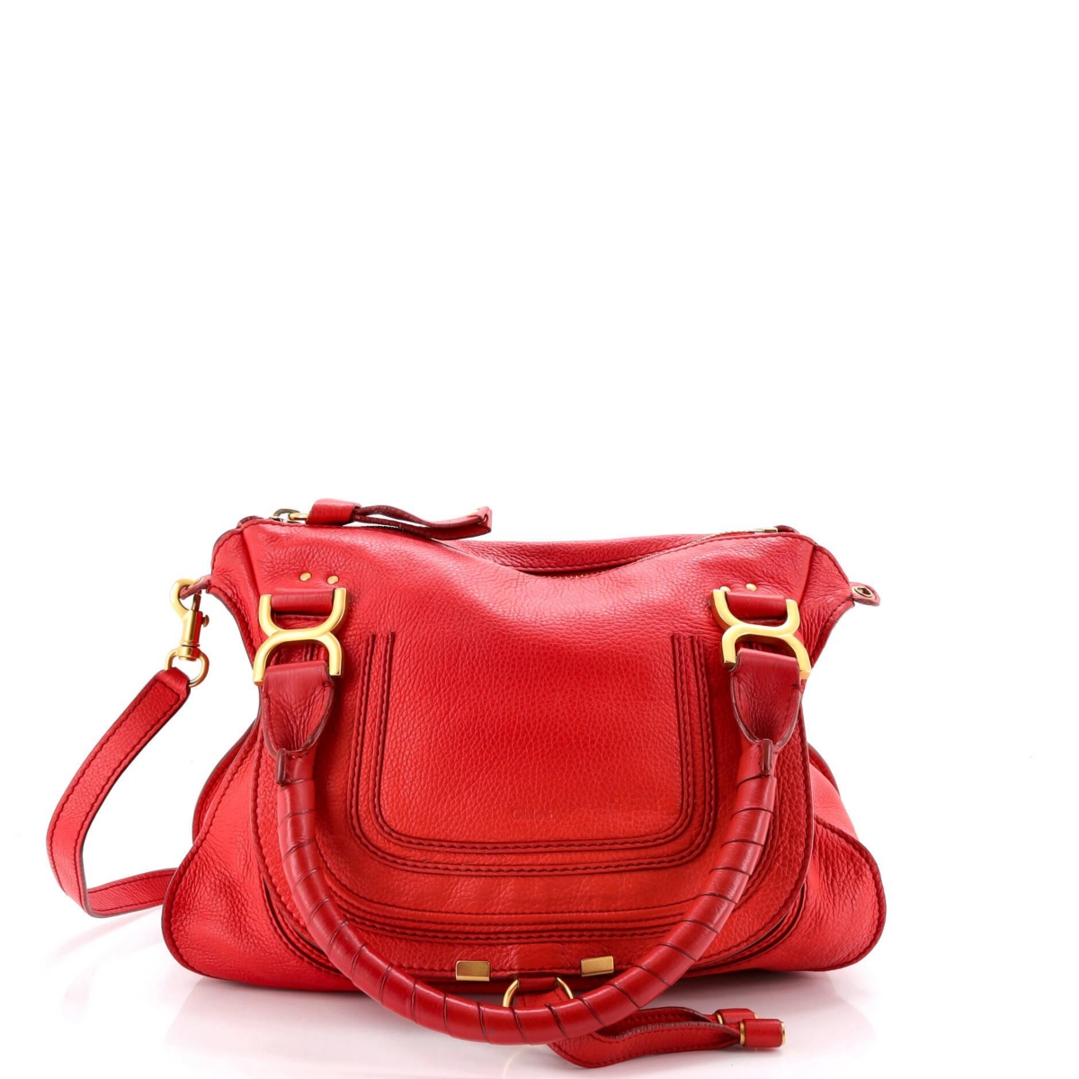 Click here for Pre-Owned Chloe Medium Marcie Satchel Leather - Re... prices