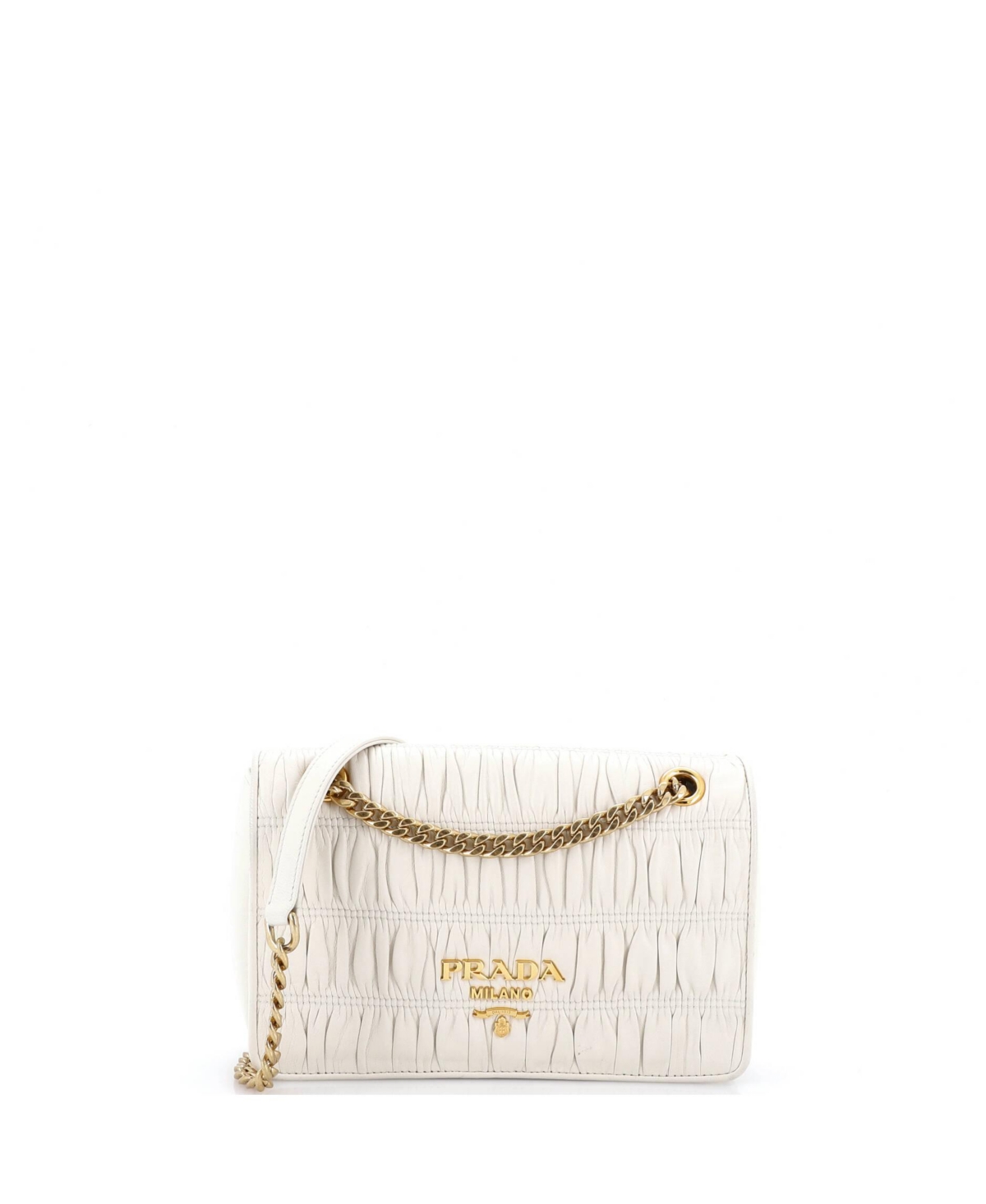 Click here for Pre-Owned Prada Small Chain Flap Shoulder Bag Napp... prices