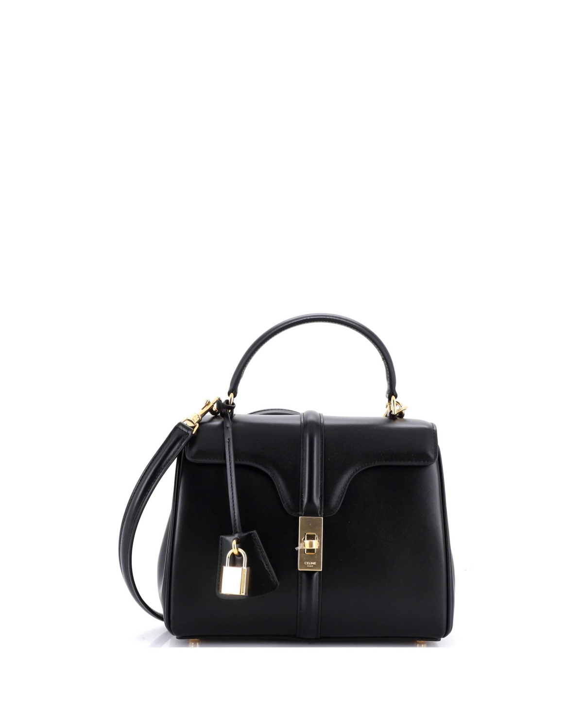 Click here for Pre-Owned Celine Small 16 Top Handle Bag Smooth Ca... prices