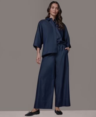 Click here for Donna Karan Weekend Womens Bali Dolman Denim Butto... prices