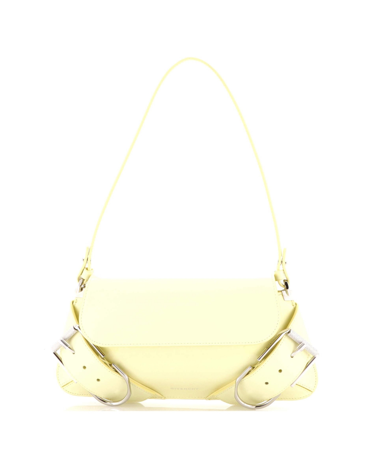 Click here for Pre-Owned Givenchy Voyou Shoulder Flap Bag Leather... prices
