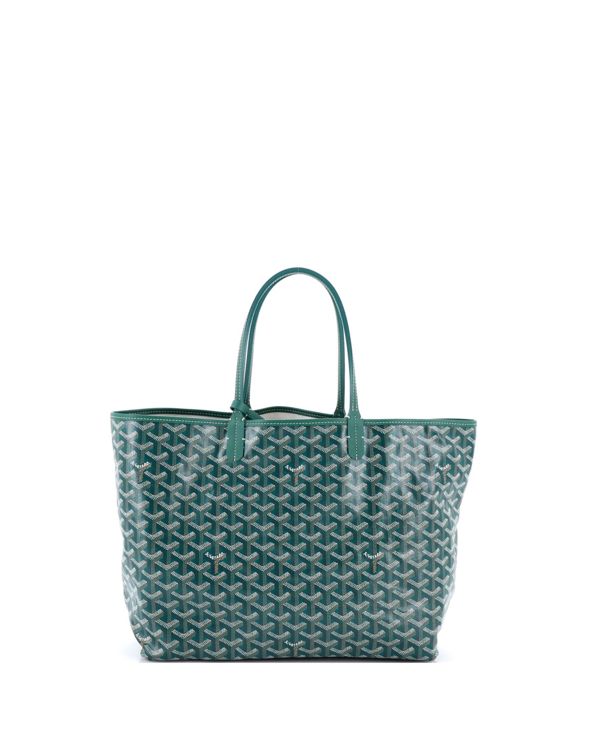 Click here for Pre-Owned Goyard Pm Saint Louis Tote Coated Canvas... prices