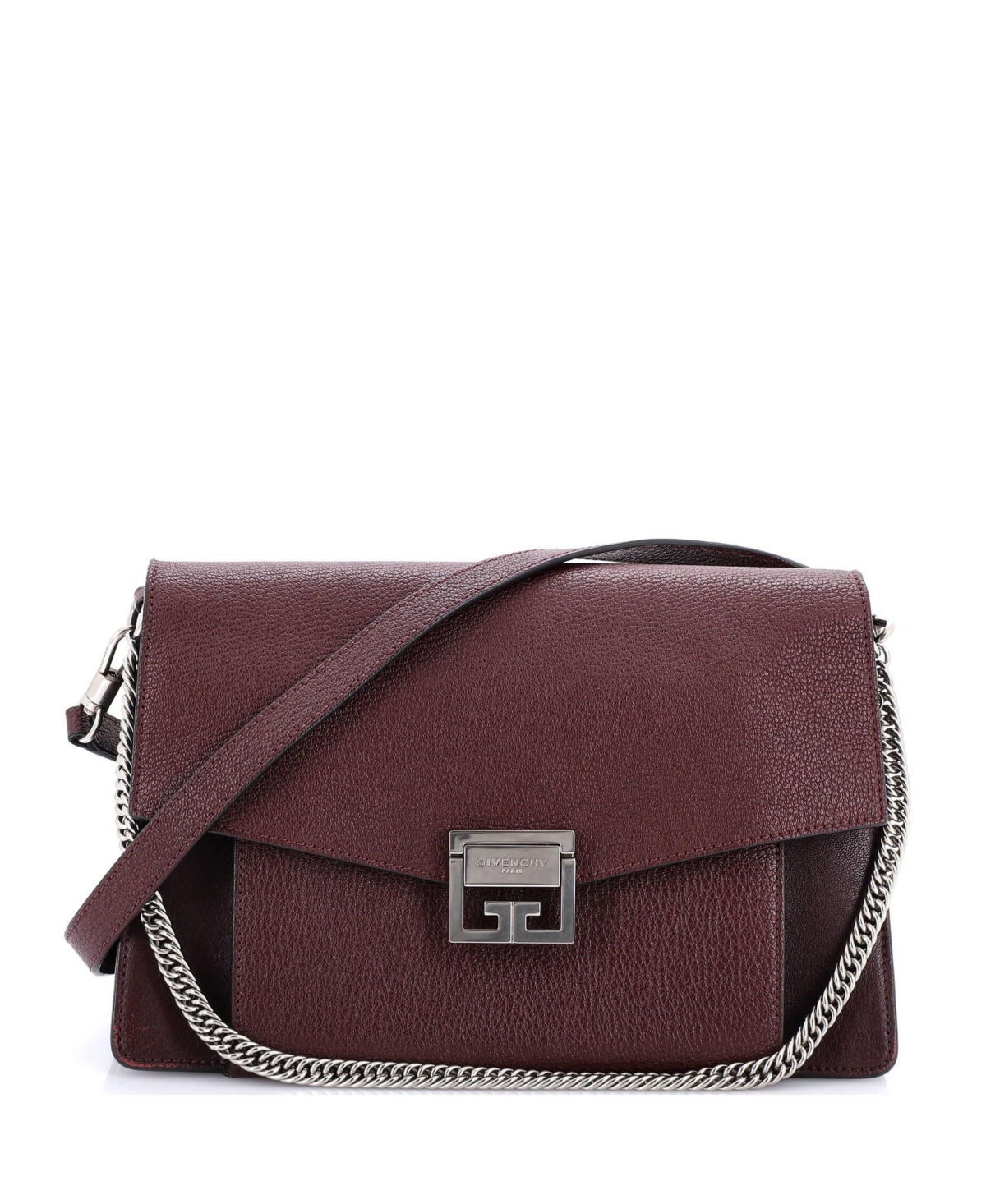 Click here for Pre-Owned Givenchy Medium GV3 Flap Bag Leather - R... prices