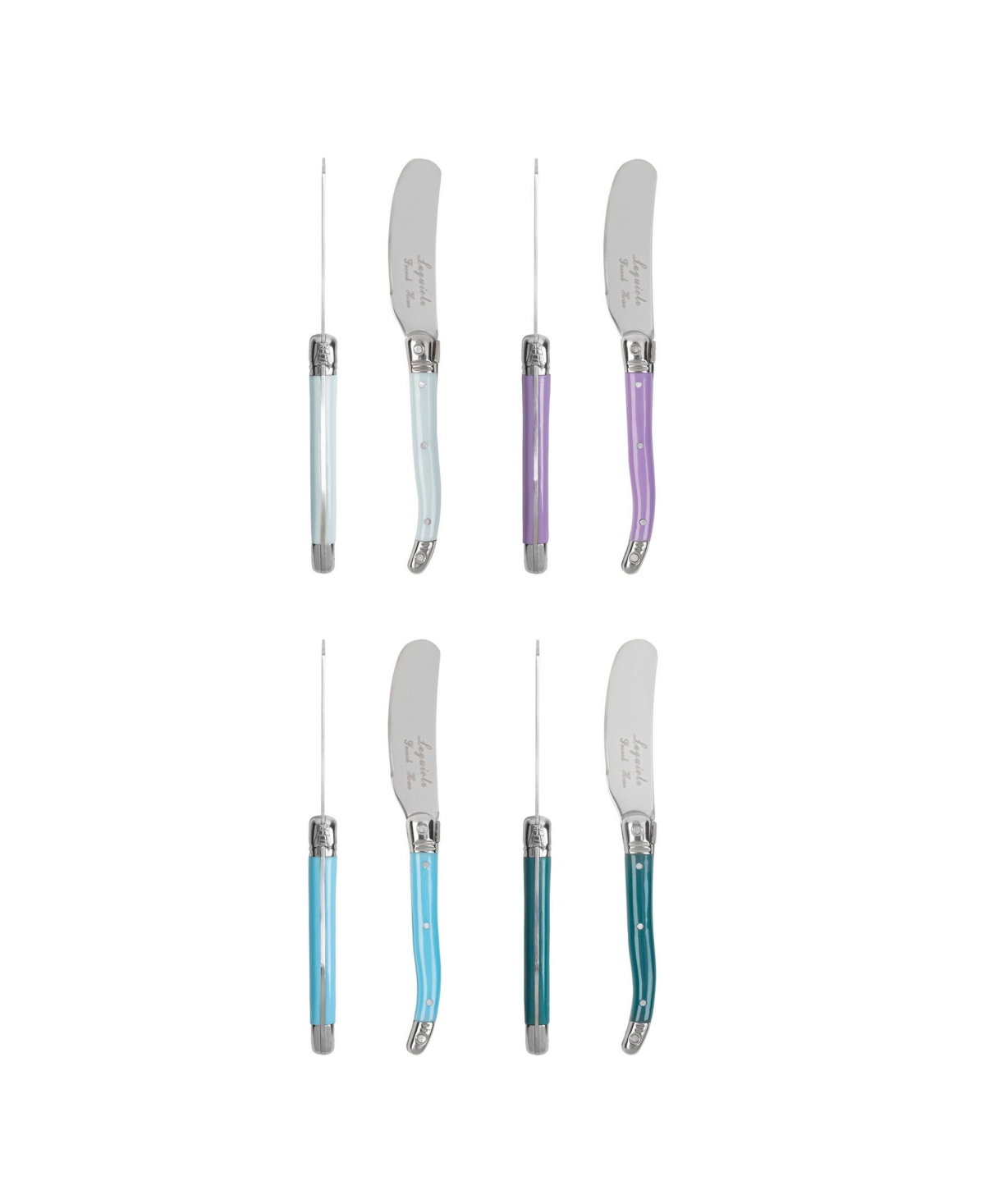 Click here for French Home Laguiole 8-Pc. Spreader Set - Plum Ros... prices