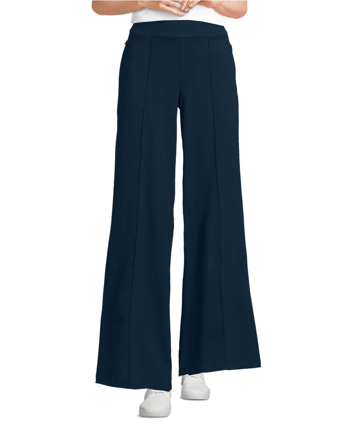 Click here for Lands End Womens Starfish High Rise Palazzo Pants... prices