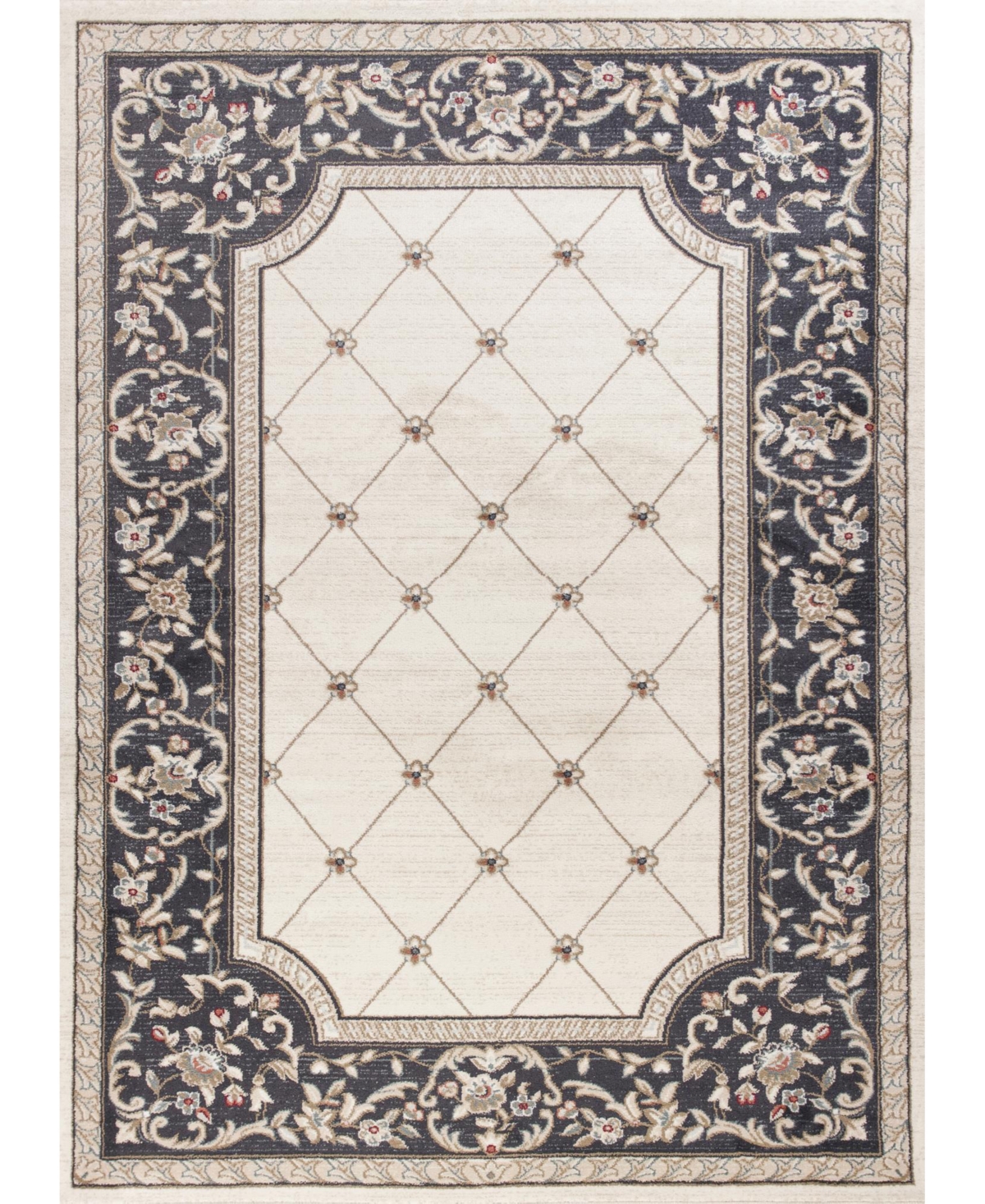 Click here for Kas Avalon Courtyard 53 x 77 Area Rug - 5614 Ivory... prices