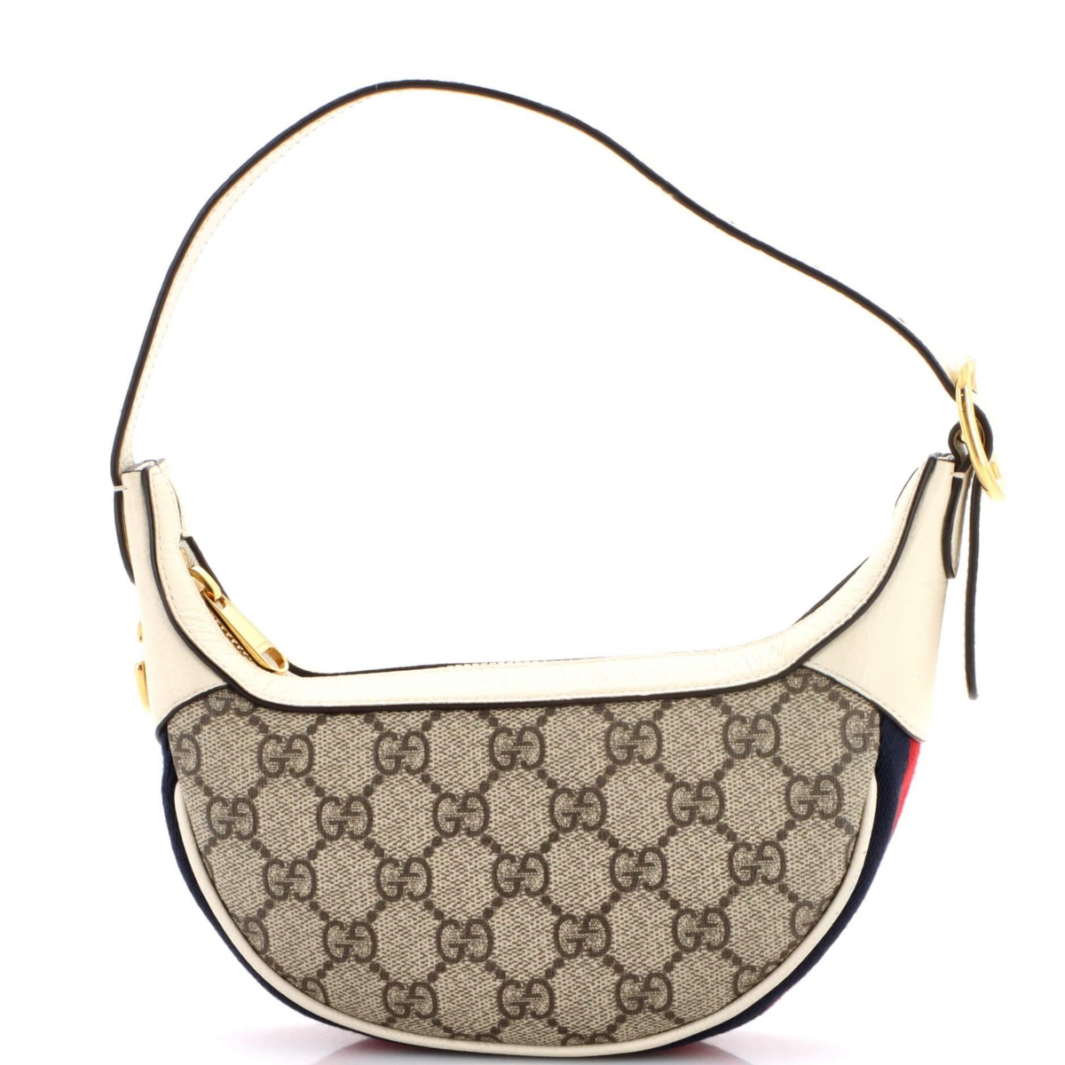 Click here for Pre-Owned Gucci Mini Ophidia Half Moon Bag Gg Coat... prices