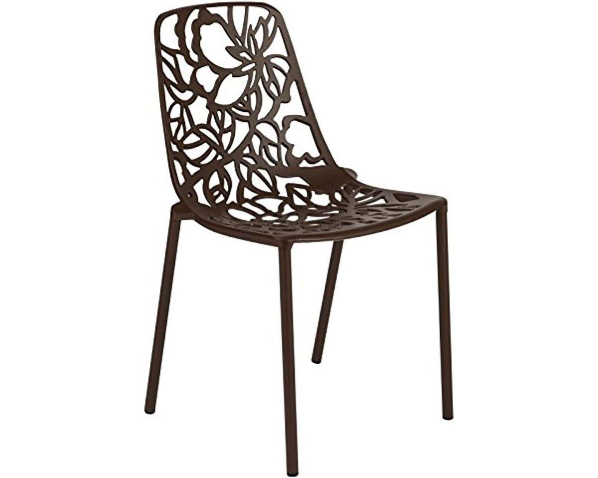 Click here for LeisureMod Devon Patio Dining Chair  Aluminum Stac... prices