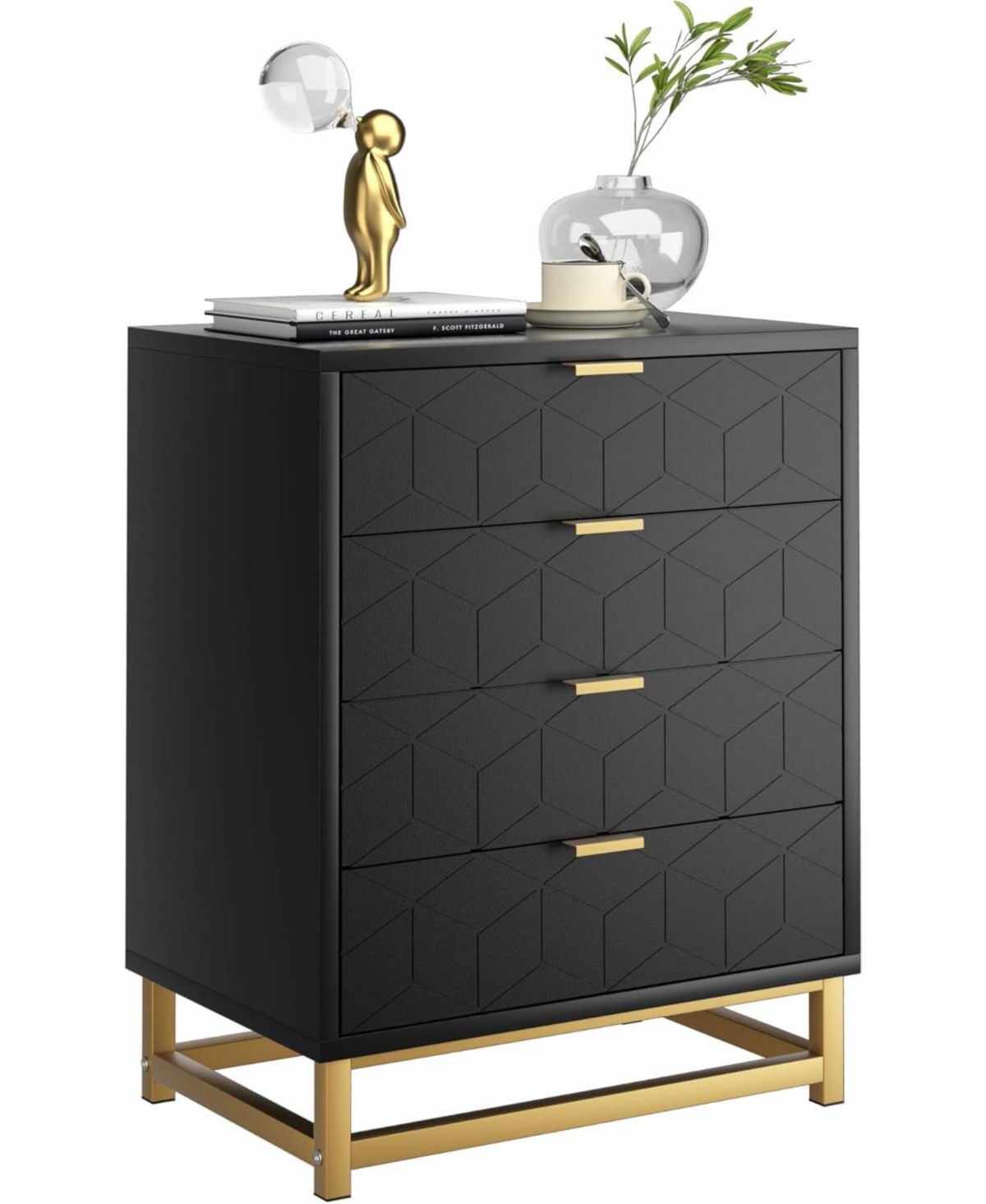 Click here for gaomon 4 Drawer Dresser  Large Dresser for Bedroom... prices