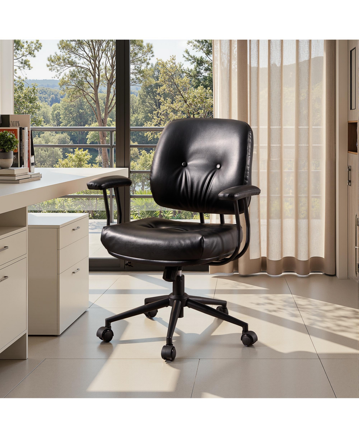 Click here for Xizzi Ergonomic Mid Back Swivel Office Chair  Extr... prices
