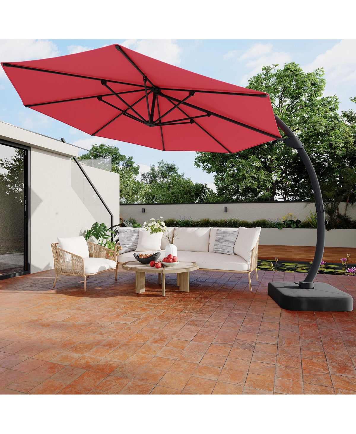 Click here for homfan 4-Piece Outdoor Patio Furniture Set Includi... prices