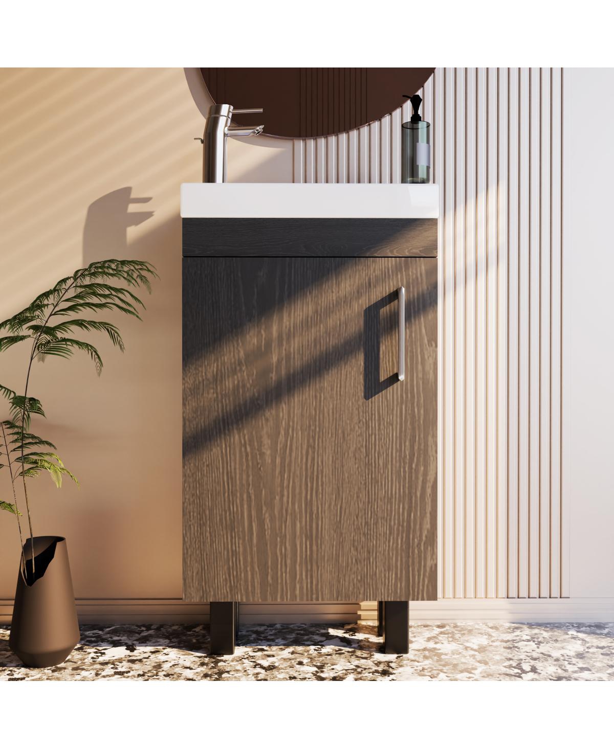 Click here for Sillysis Freestanding Bathroom Vanity with Ceramic... prices