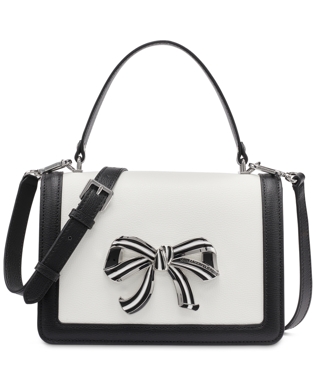 Click here for Karl Lagerfeld Paris Simone Leather Small Satchel... prices