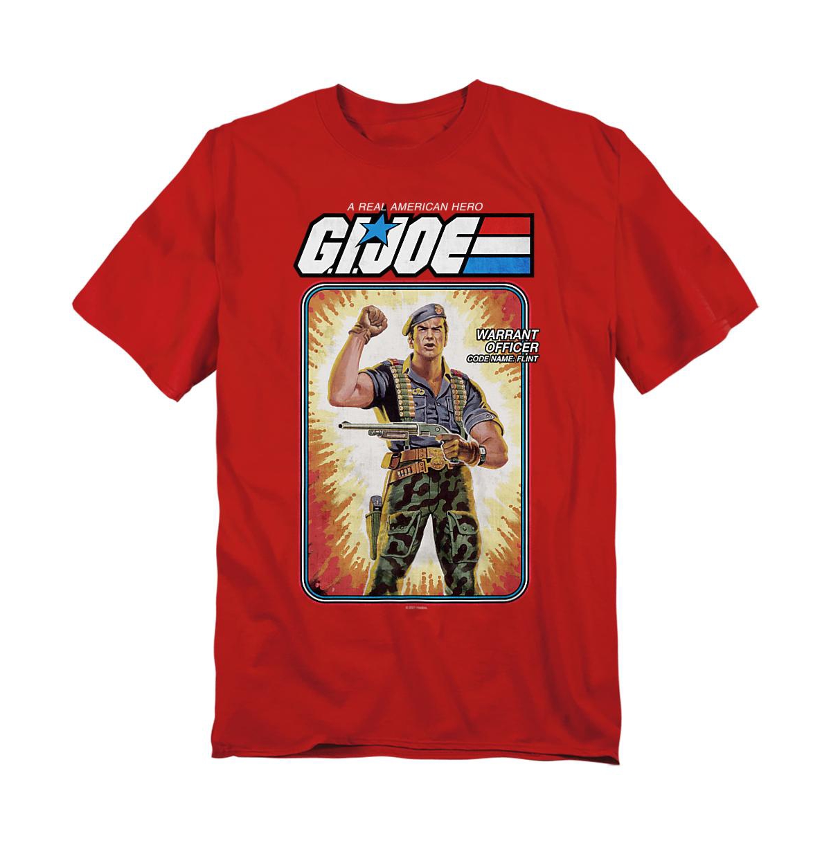 Click here for Logovision Mens G.i. Joe Flint Card T-Shirt - Red prices