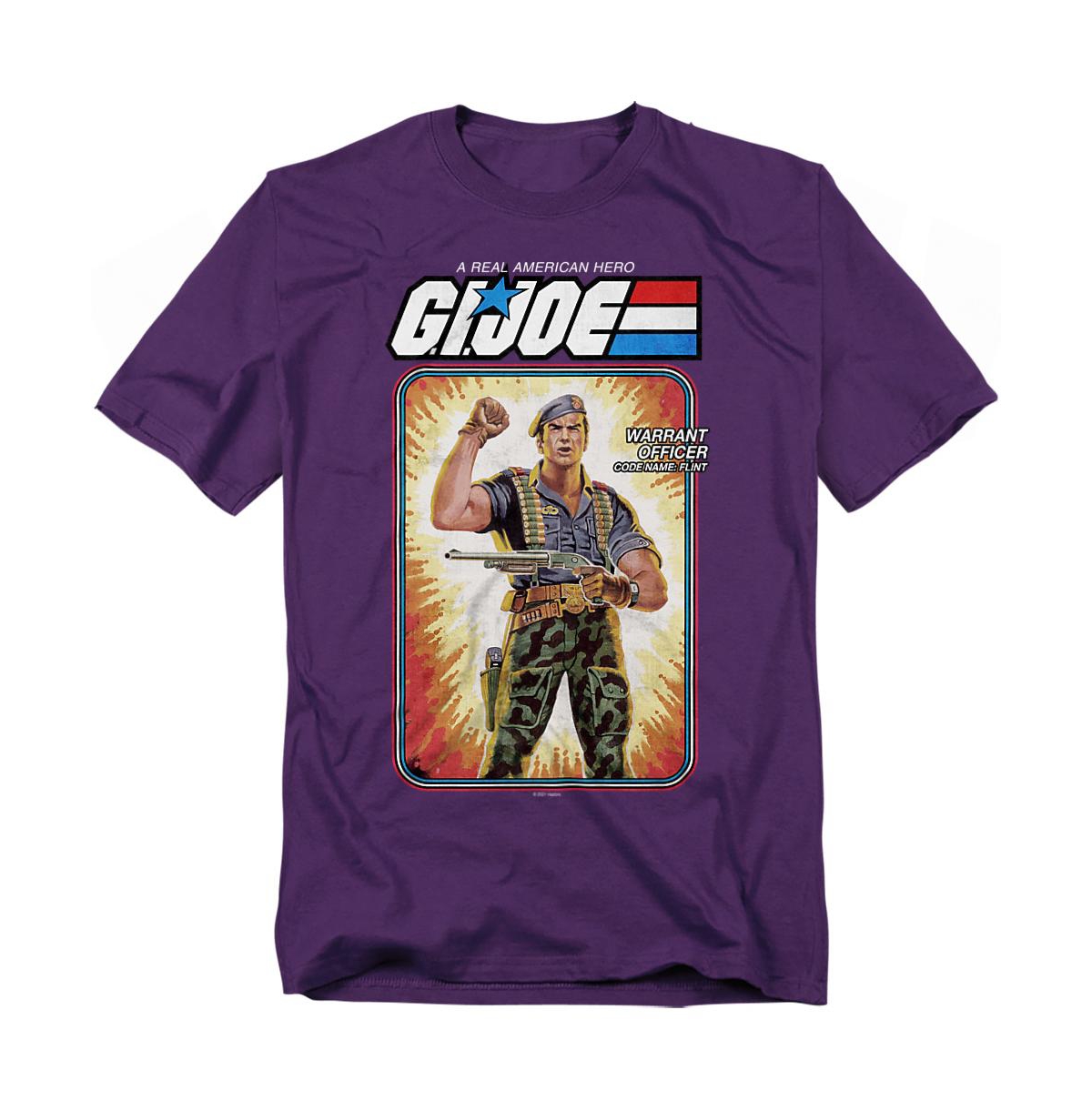 Click here for Logovision Mens G.i. Joe Flint Card T-Shirt - Purp... prices