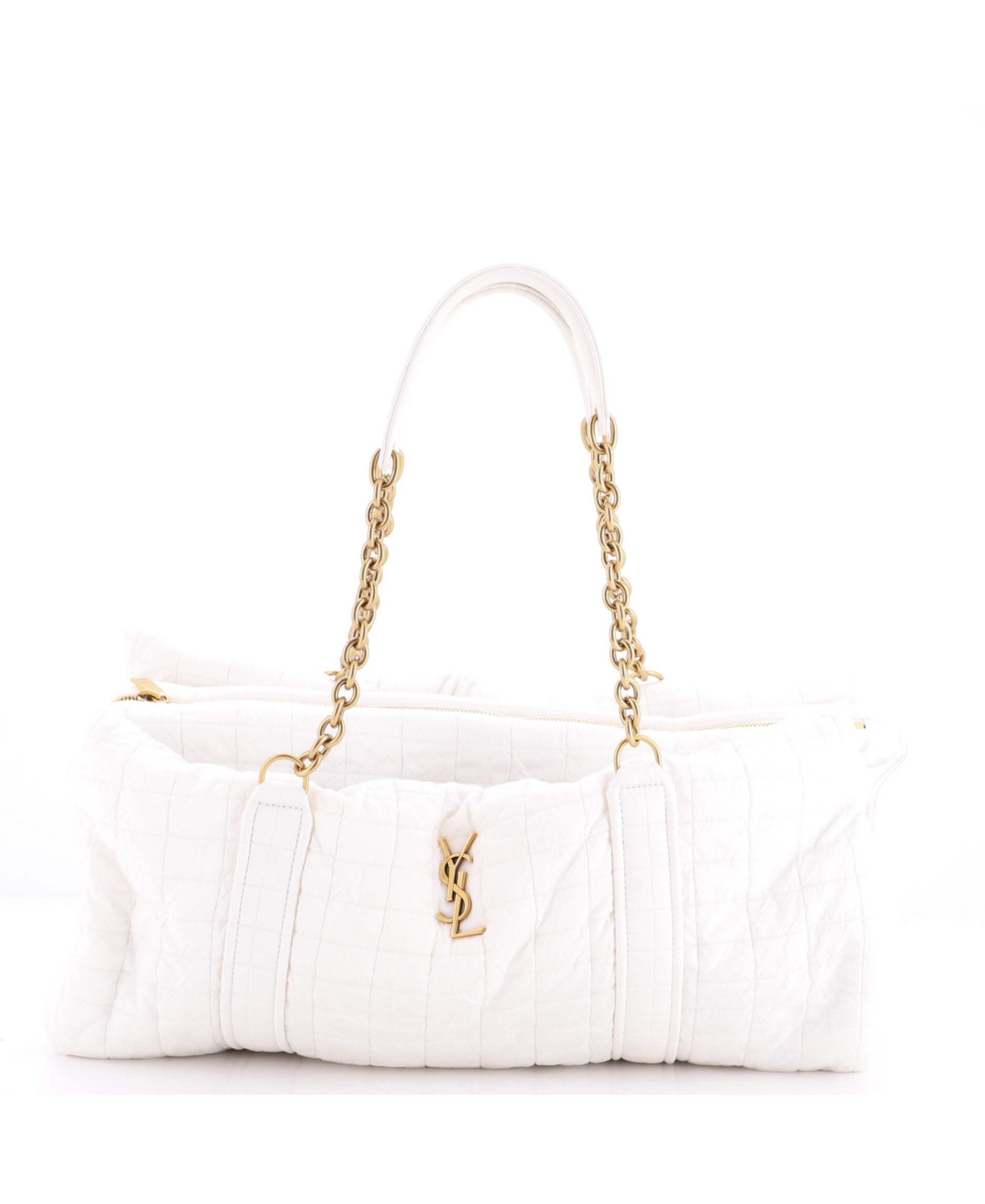 Click here for Pre-Owned Saint Laurent Gloria Duffle Bag Quilted... prices