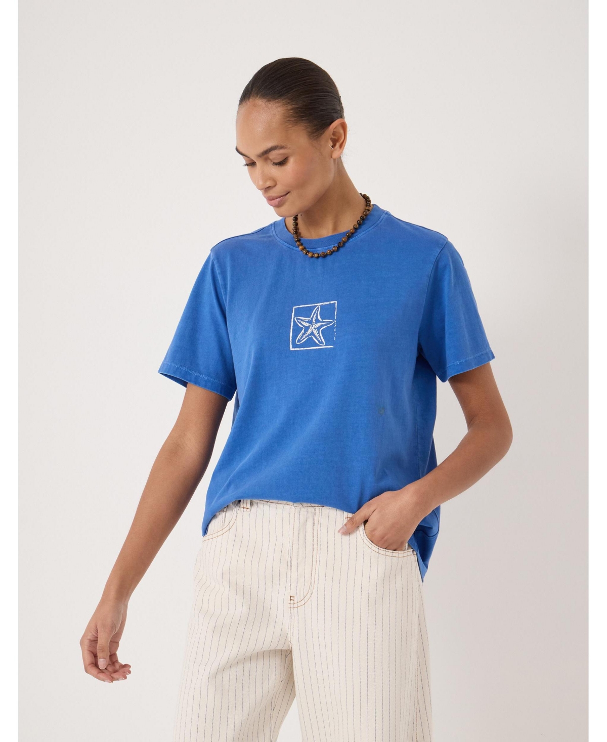 Click here for Hush Womens Sealife Graphic Crew Neck T-Shirt - Br... prices