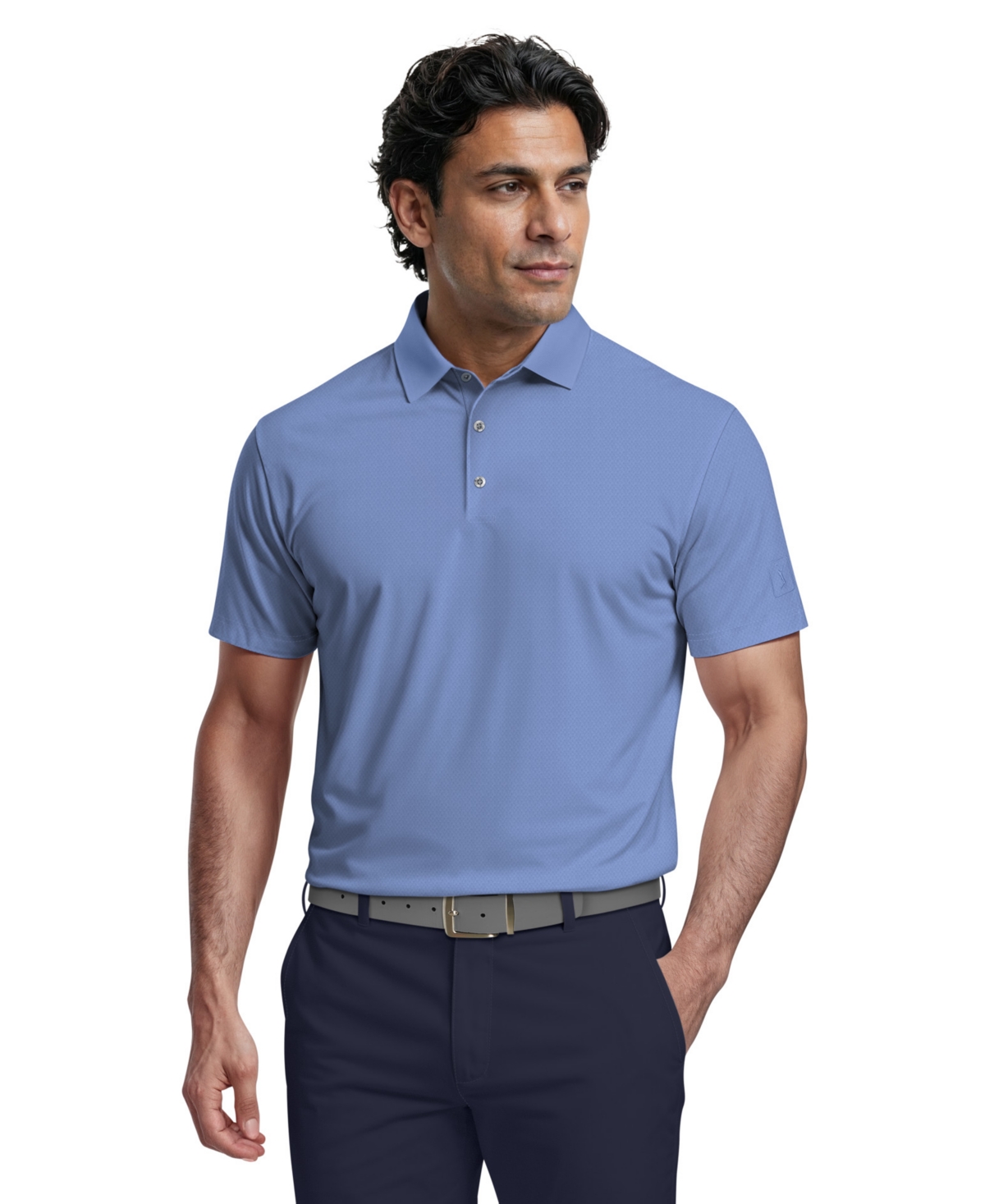Click here for Pga Tour Mens Classic-Fit Polo Shirt - Grape Mist prices