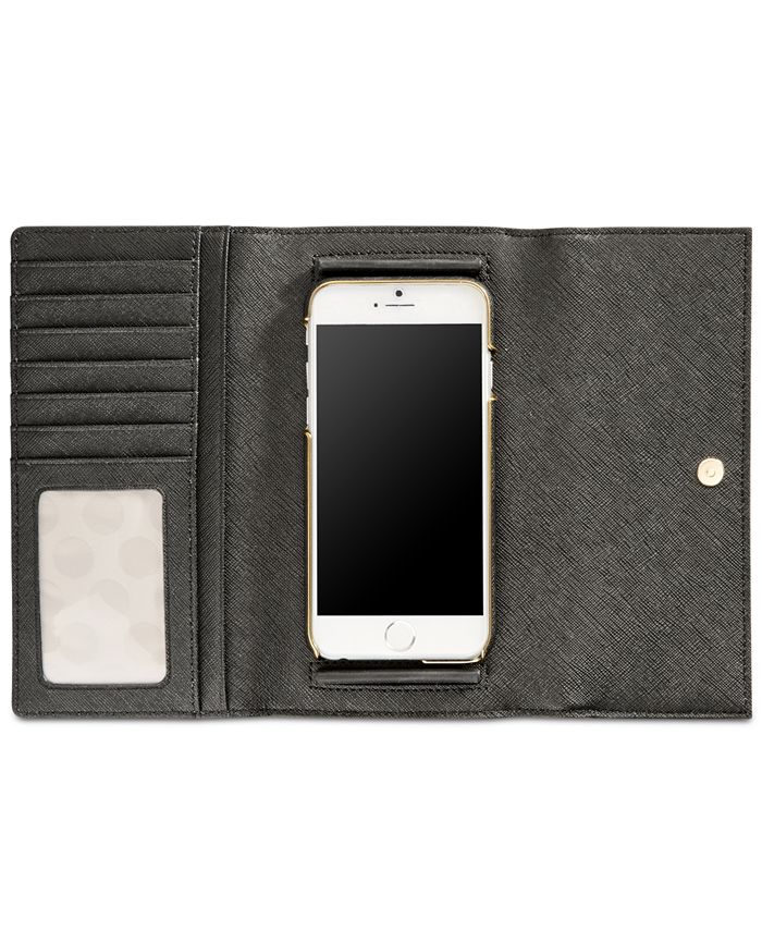 kate spade new york Phone Saffiano Leather Wallet - Macy's
