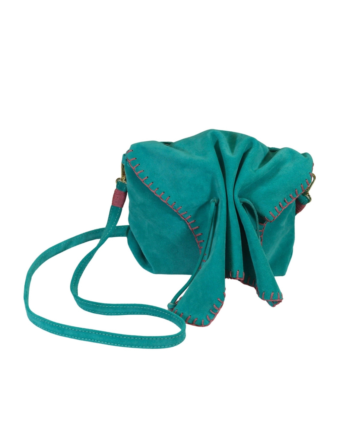 Click here for Carlos Falchi Medium Butterfly Suede Leather Bag -... prices