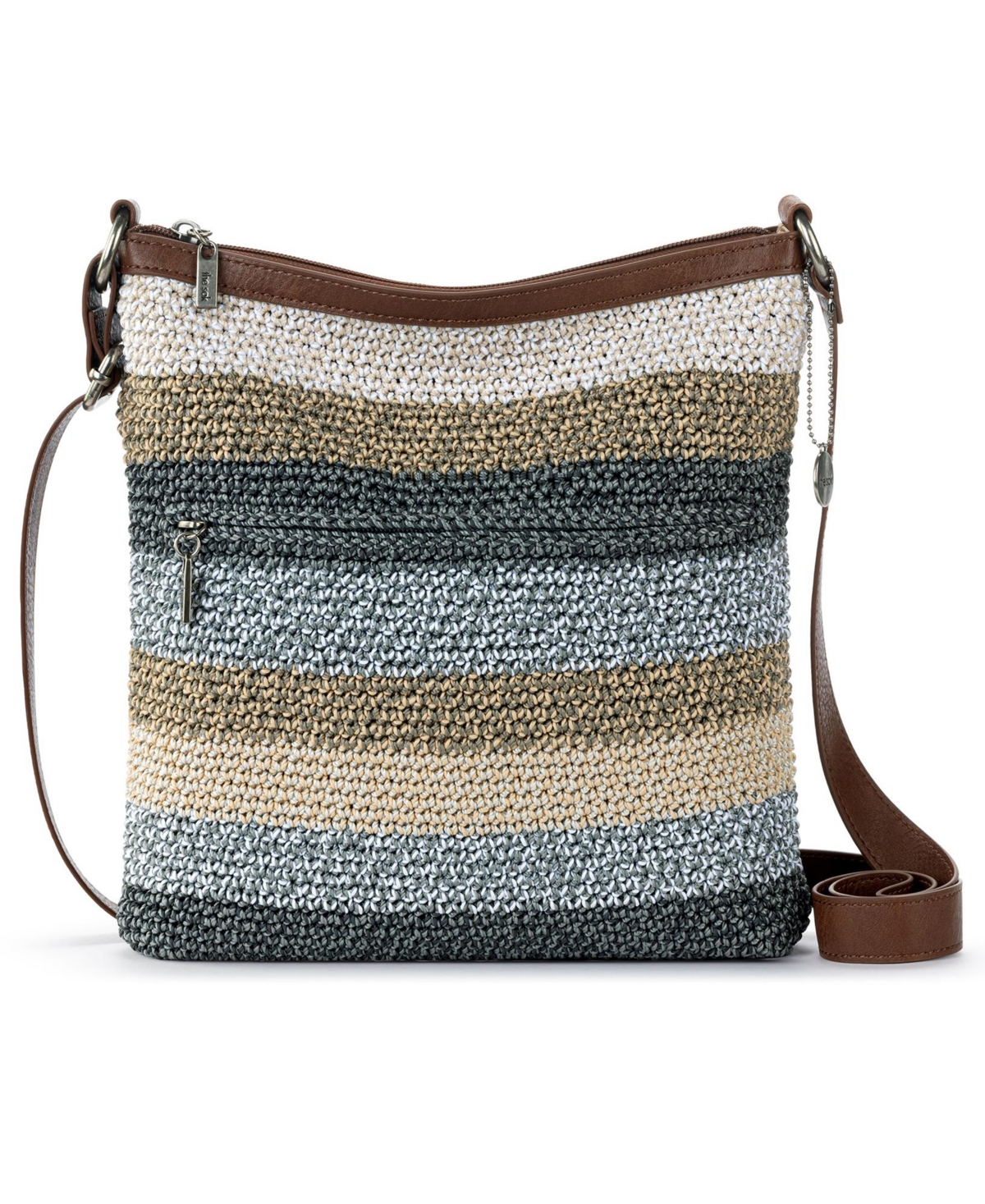 Click here for The Sak Womens Lucia Crochet Medium Crossbody Bag... prices
