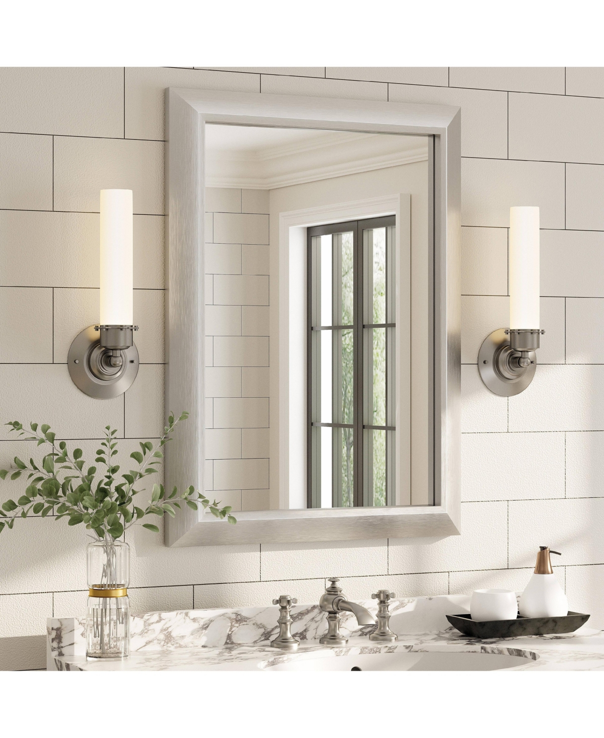 Click here for Apmir 22 x 30 Inch Thick Metal Framed Wall Mirrors... prices