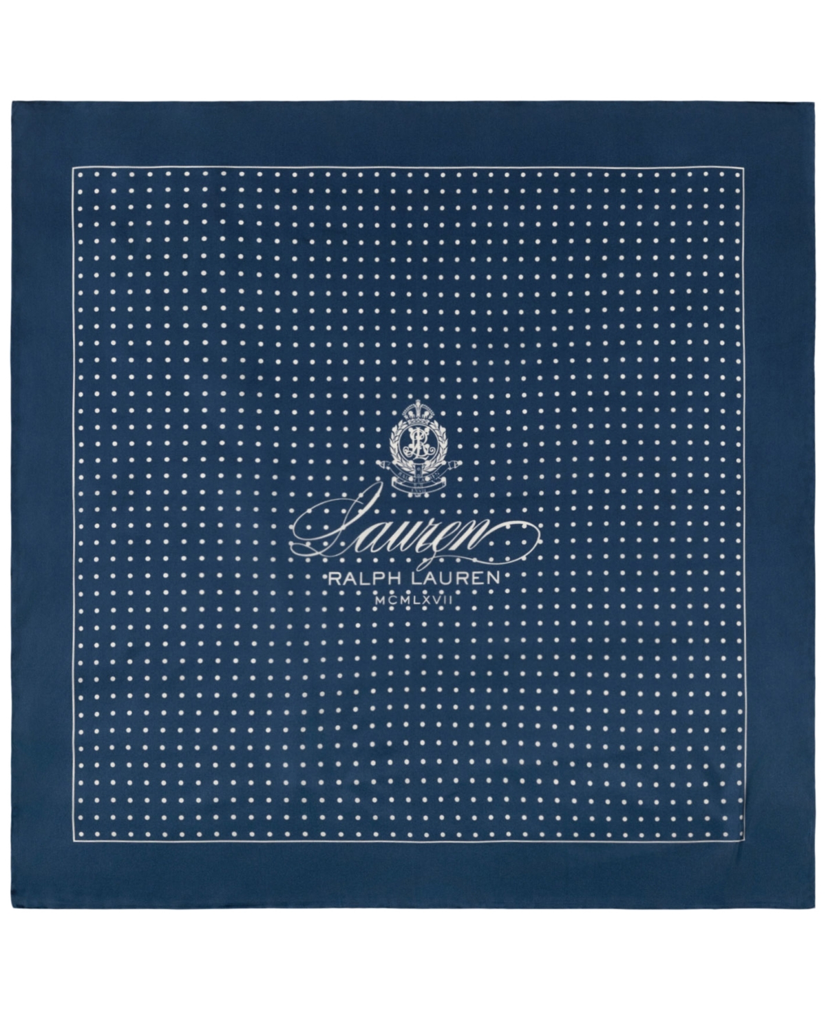 Click here for Lauren Ralph Lauren Dot with Logo Small Square Sca... prices