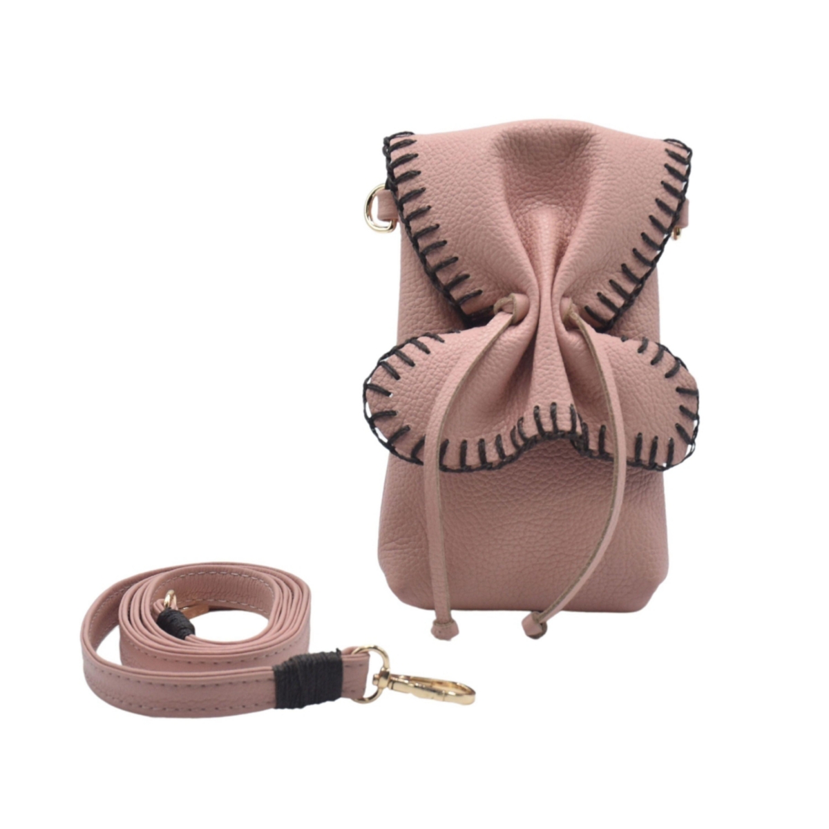 Click here for Carlos Falchi Cell Phone Butterfly Leather Bag - D... prices