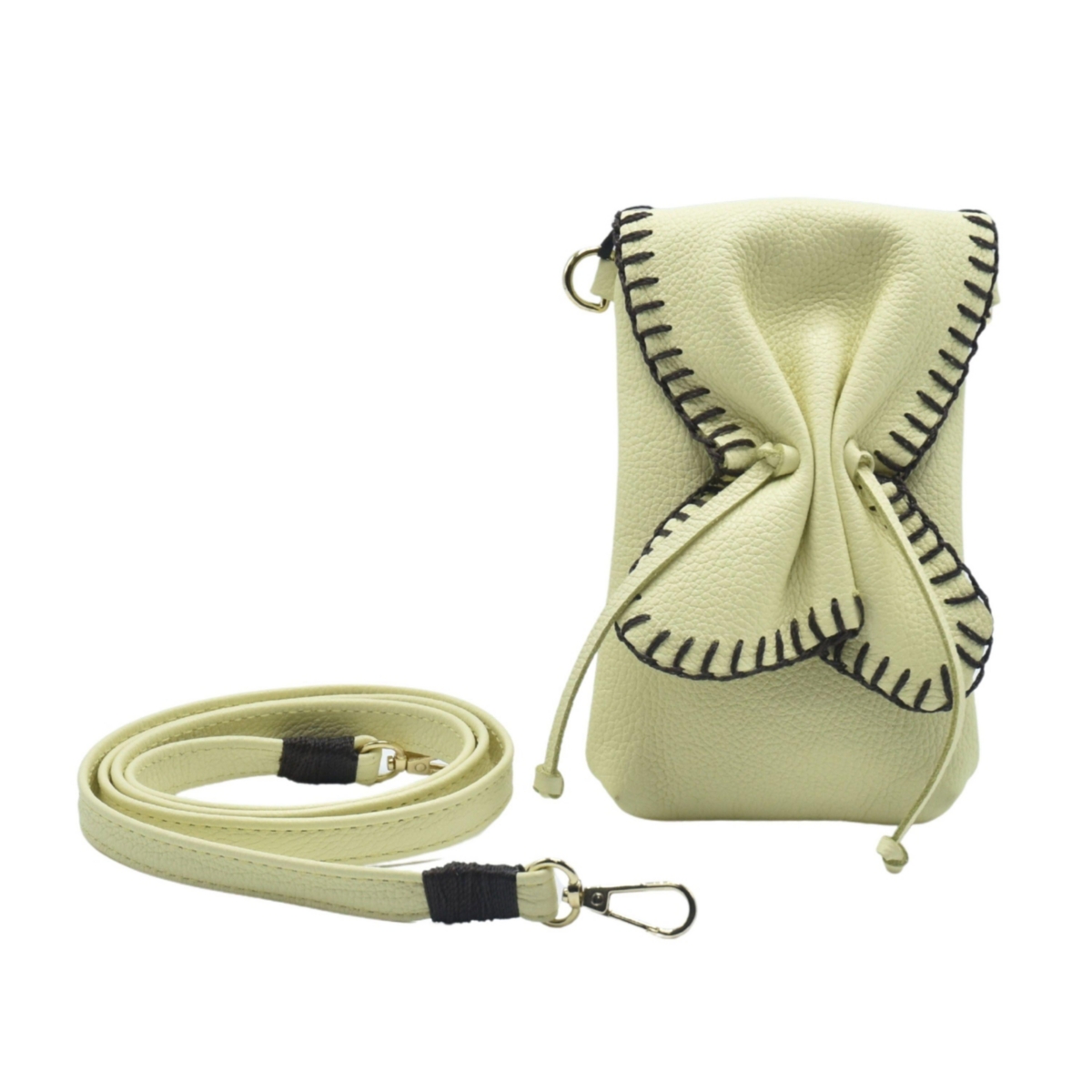 Click here for Carlos Falchi Cell Phone Butterfly Leather Bag - L... prices
