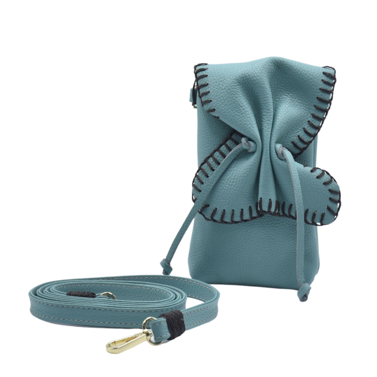 Click here for Carlos Falchi Cell Phone Butterfly Leather Bag - T... prices