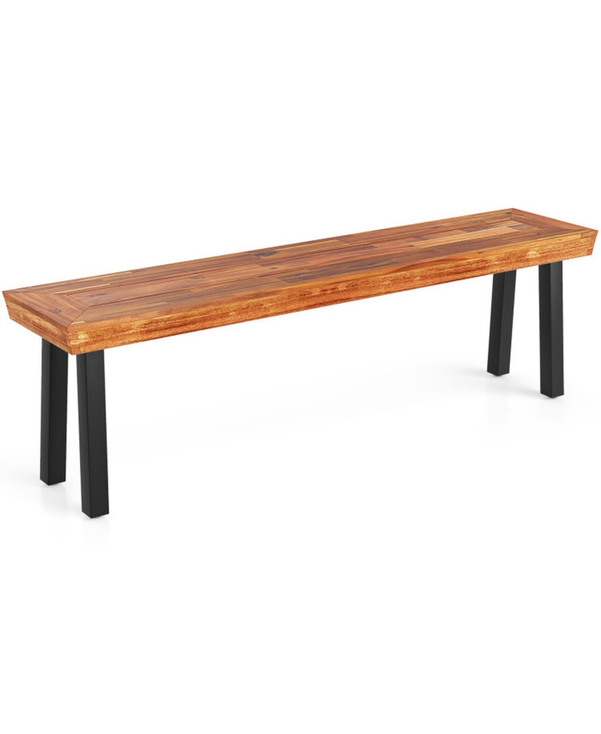 Click here for Gouun Outdoor Backless Acacia Wood Bench for 2-3 P... prices
