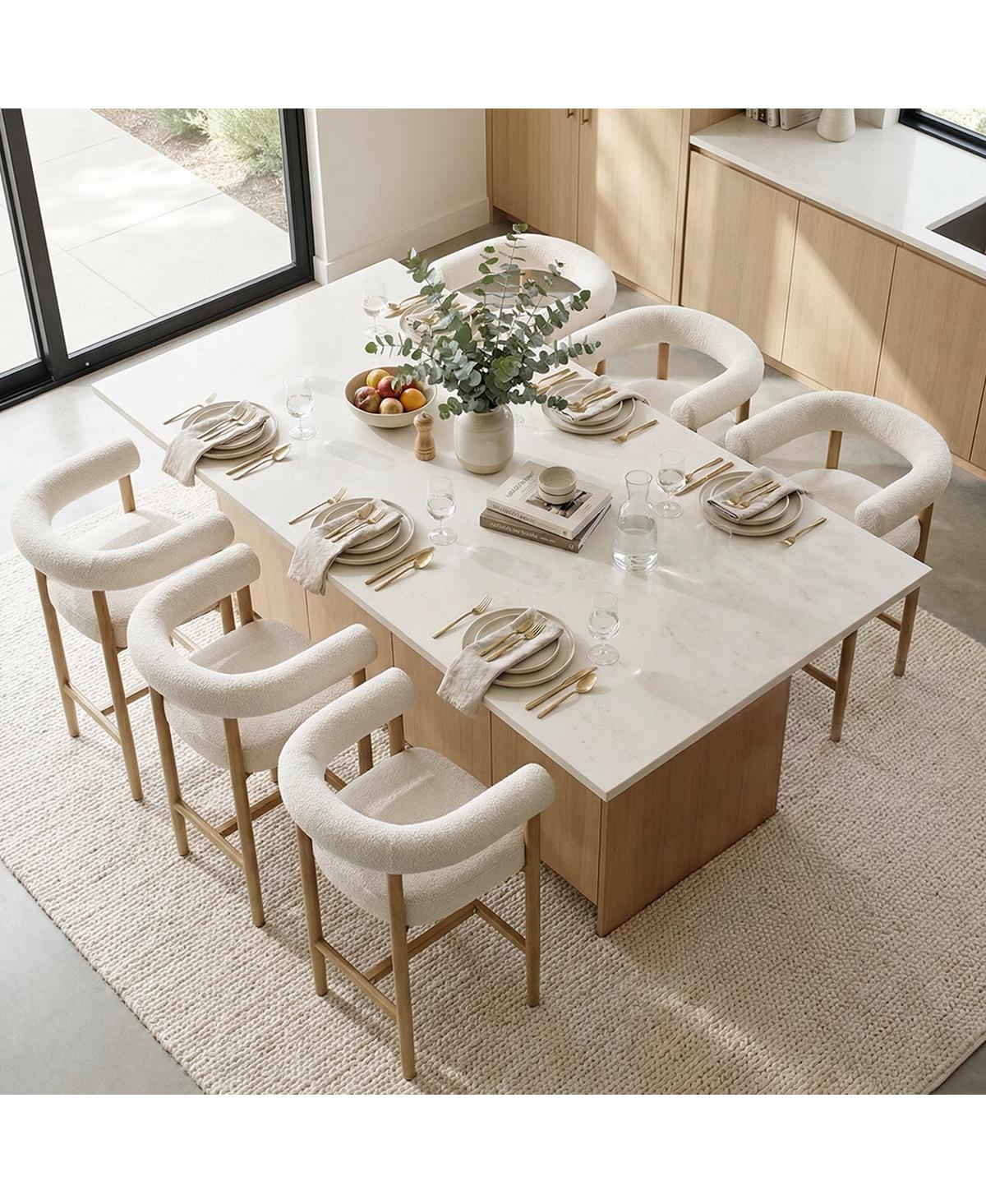 Click here for Maison Boucle 24 Boucle Counter Height Stools with... prices