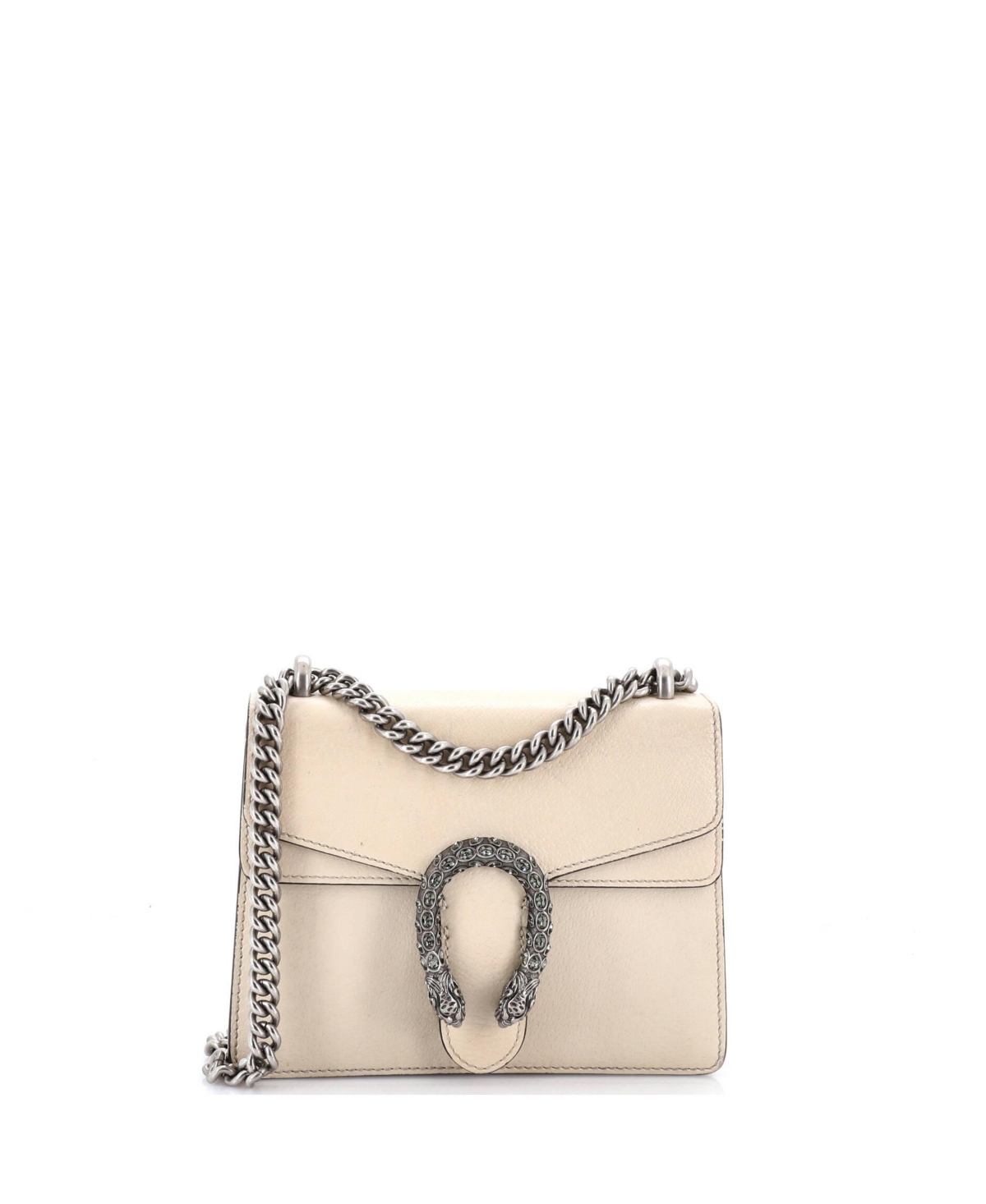 Click here for Pre-Owned Gucci Mini Dionysus Bag Leather - Natura... prices