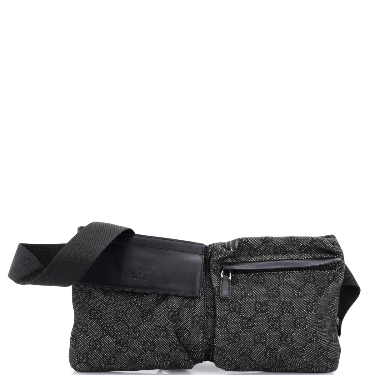 Click here for Pre-Owned Gucci Vintage Double Belt Bag Gg Denim -... prices