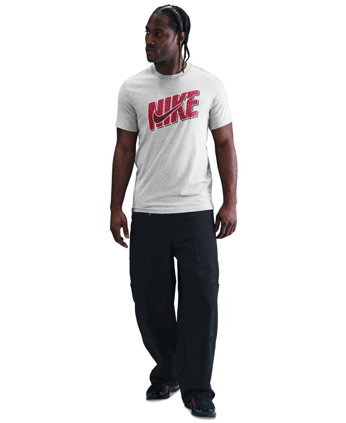 Click here for Nike Mens Swoosh Short-Sleeve T-Shirt - Dark Gray... prices