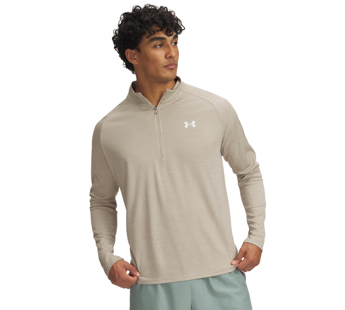 Click here for Under Armour Mens Ua Tech Space-Dyed 1/2-Zip Perfo... prices