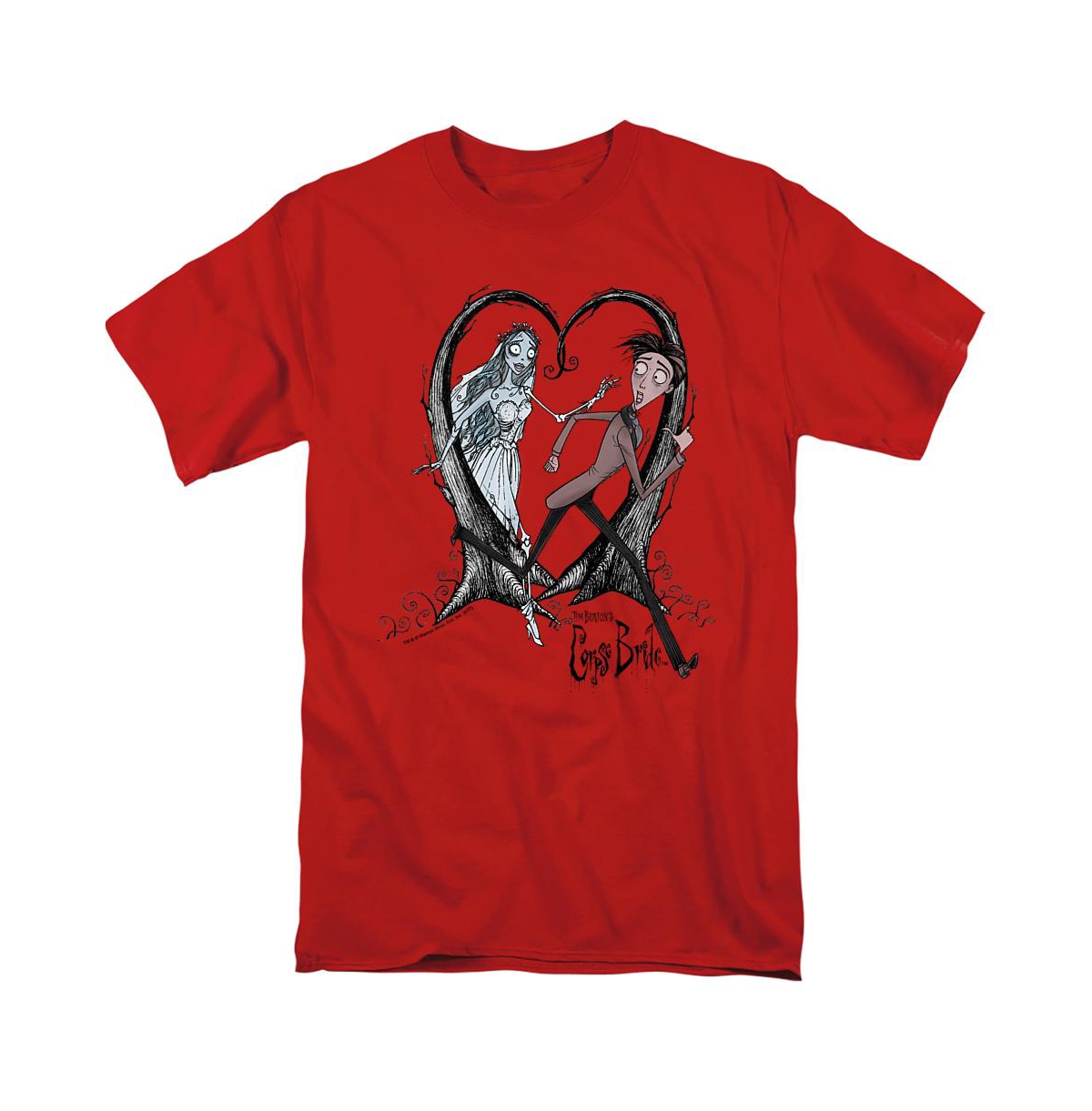 Click here for Corpse Bride Mens Runaway Groom T-Shirt - Red prices