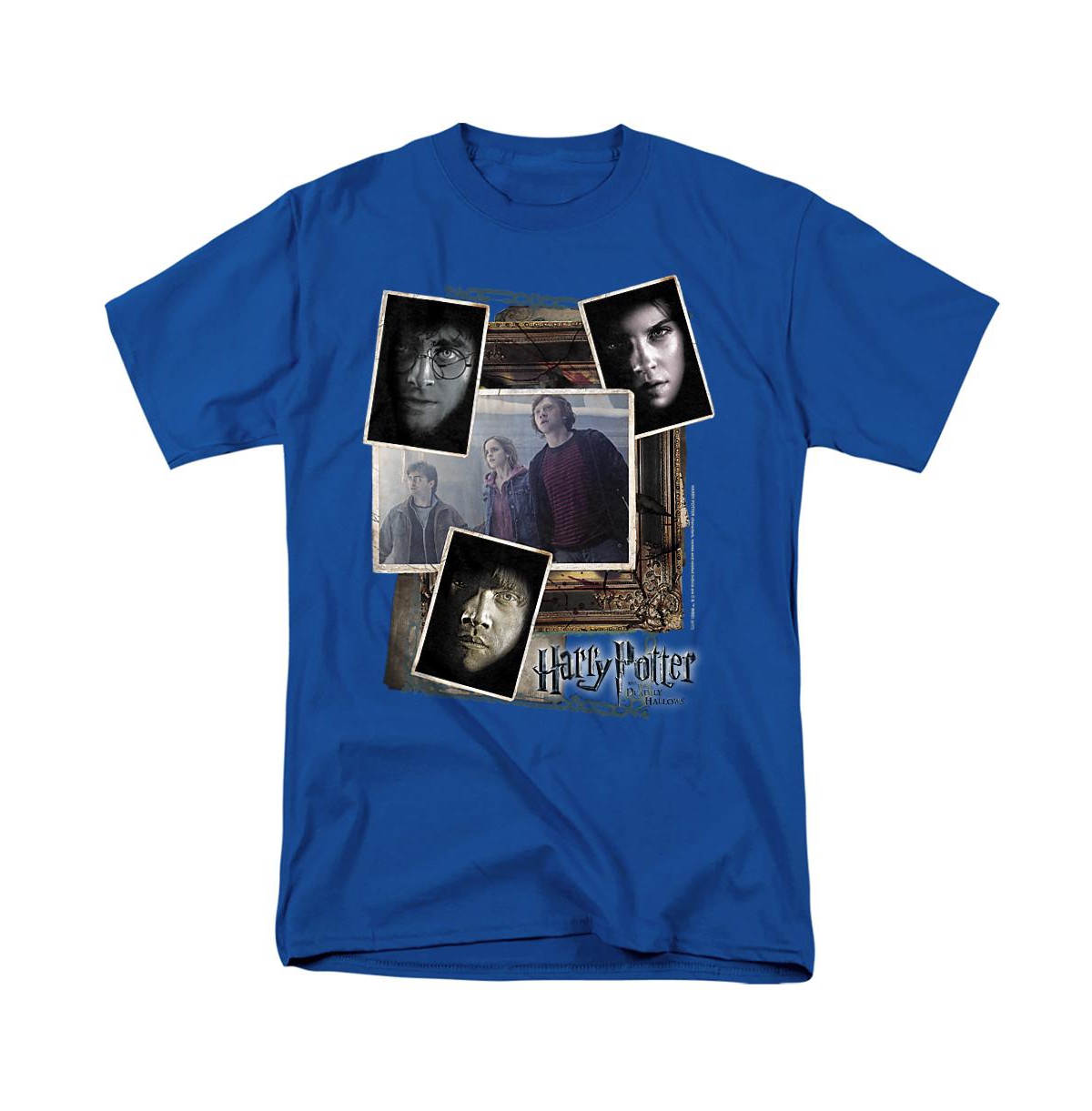 Click here for Harry Potter Mens Trio Collage T-Shirt - Royal prices