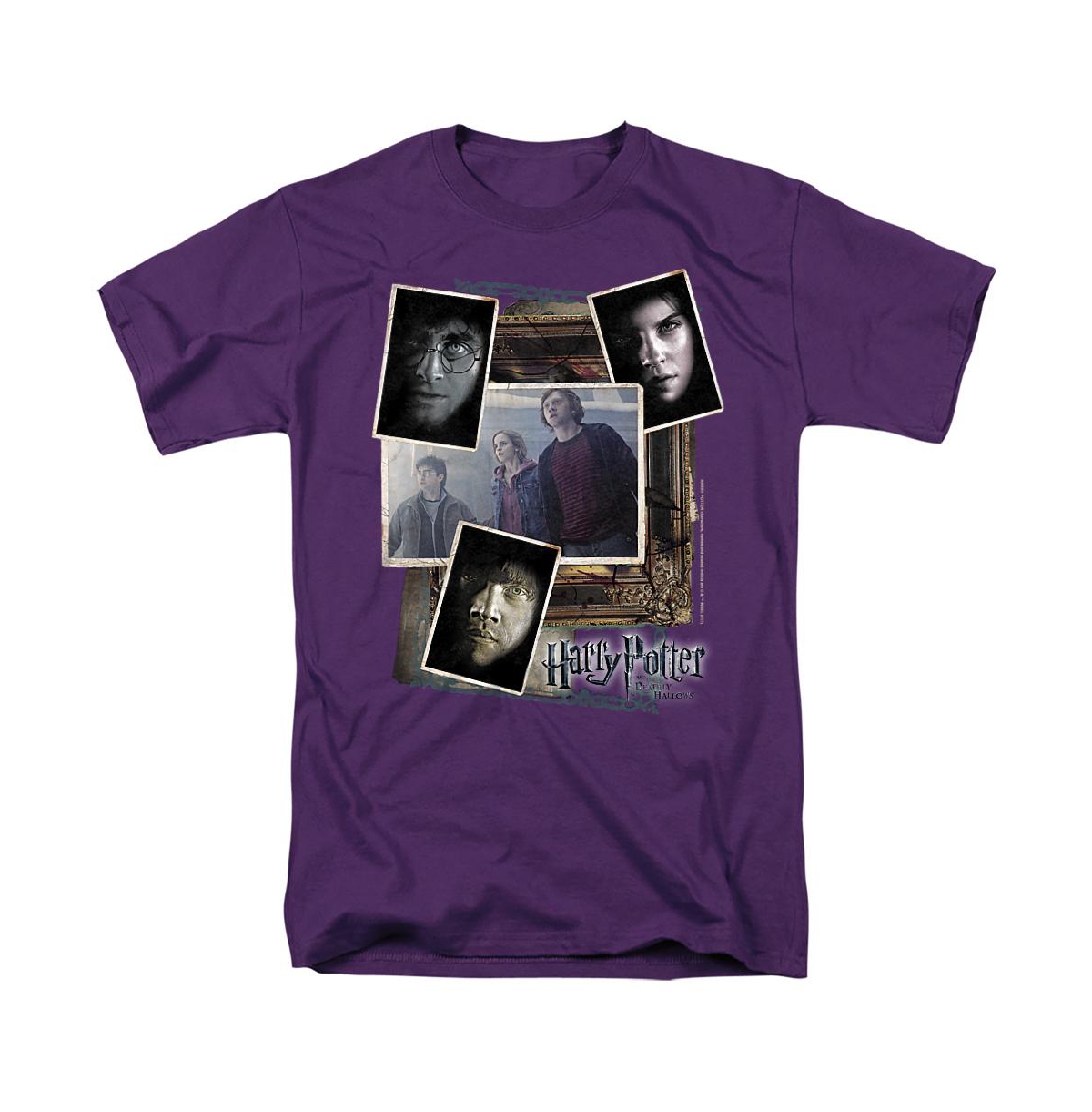 Click here for Harry Potter Mens Trio Collage T-Shirt - Purple prices