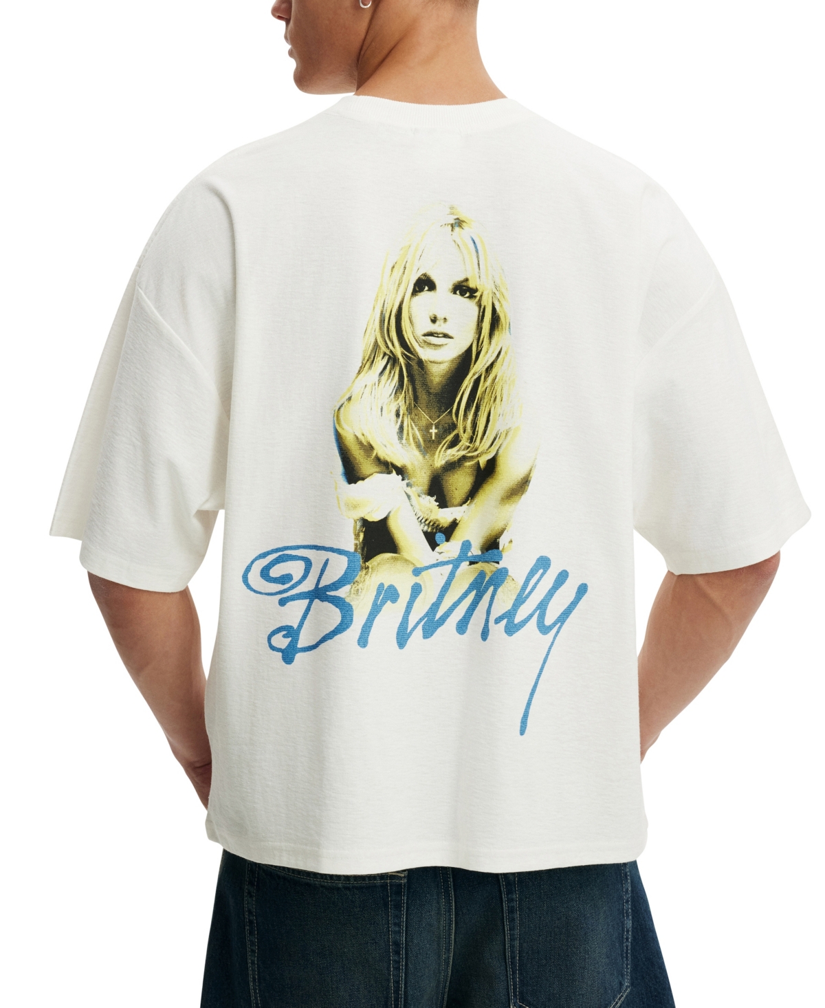 Click here for Cotton On Mens Cropped Modern-Fit Music T-Shirt -... prices
