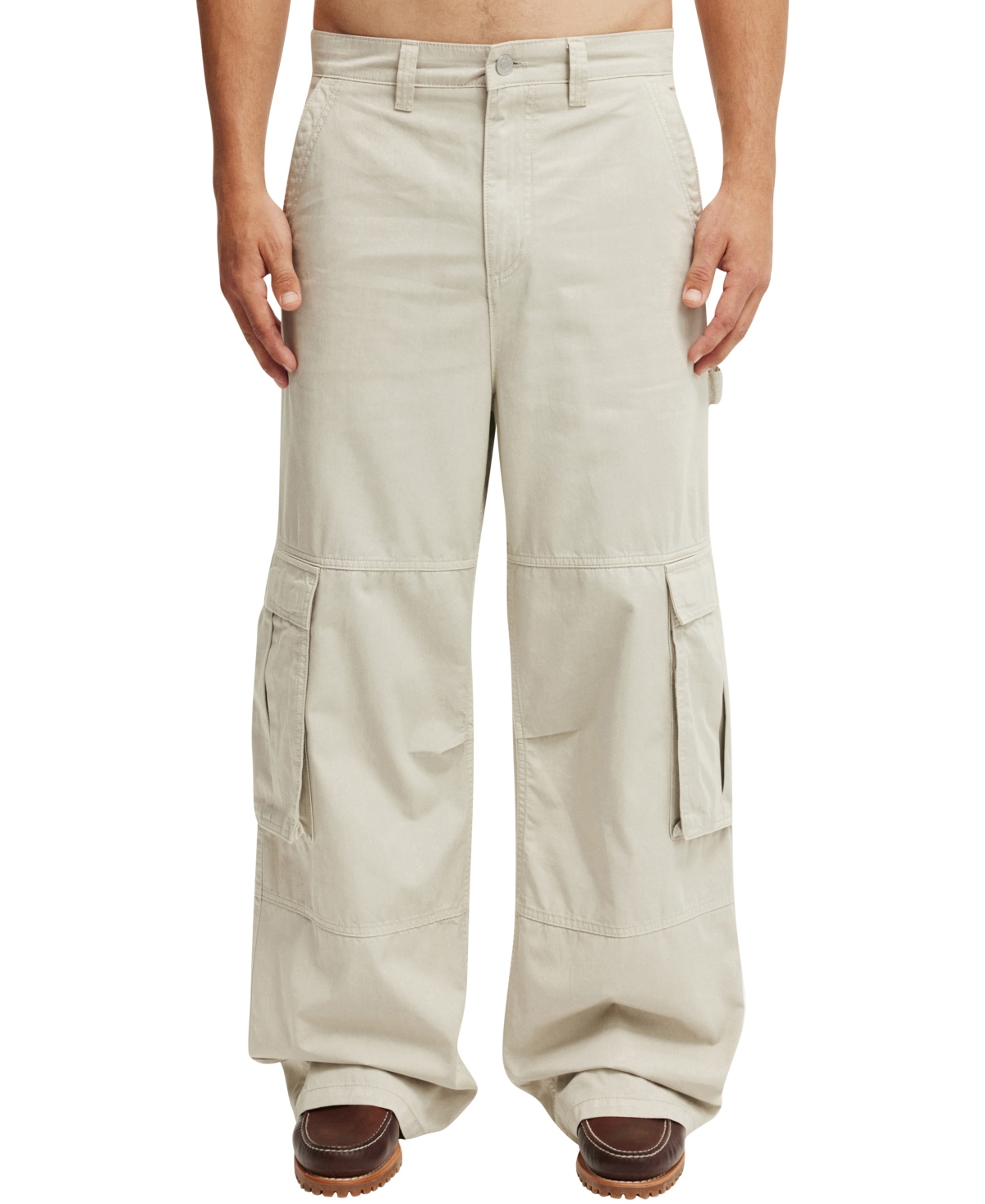 Click here for Cotton On Mens Super Baggy Cargo Pant - Gray prices