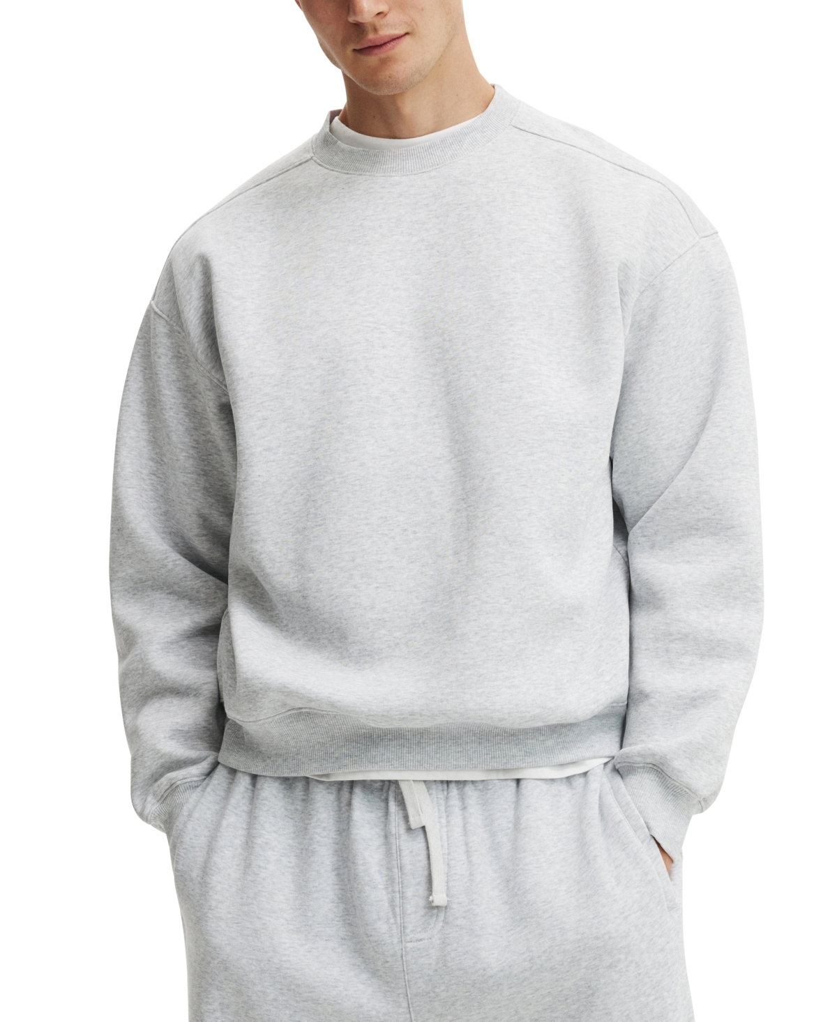 Click here for Cotton On Mens Modern Box-Fit Crewneck Sweatshirt... prices