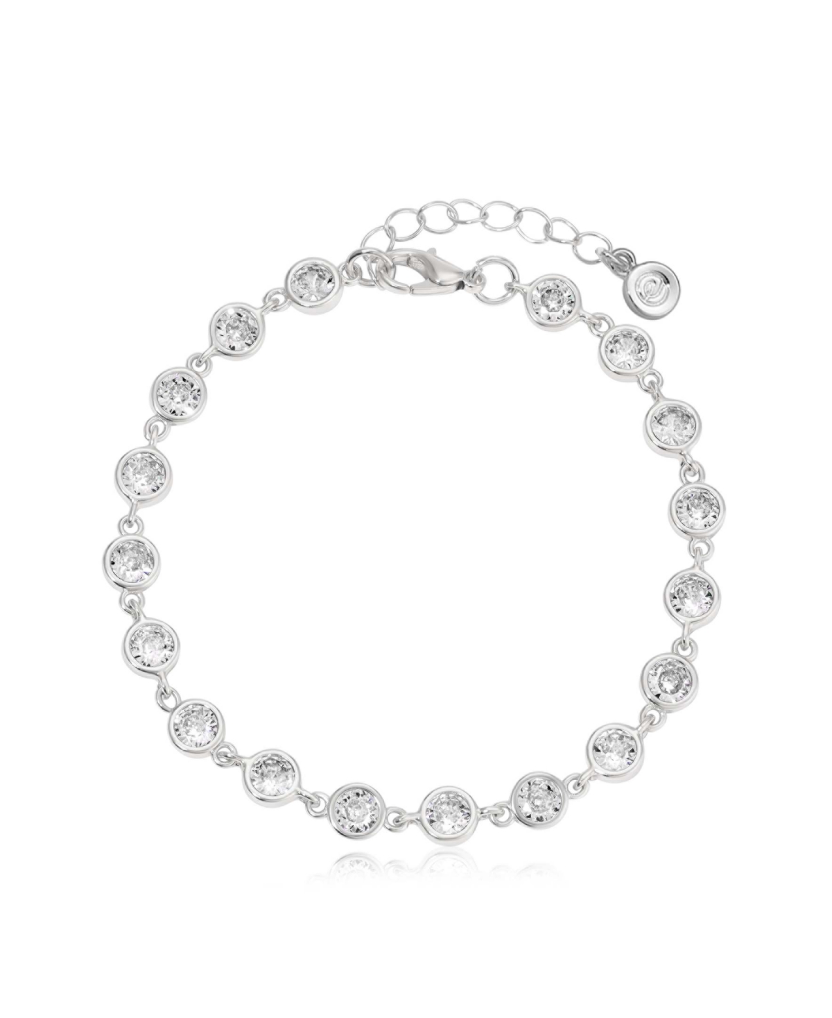 Click here for Ettika Everyday Crystal Silver-Plated Link Bracele... prices