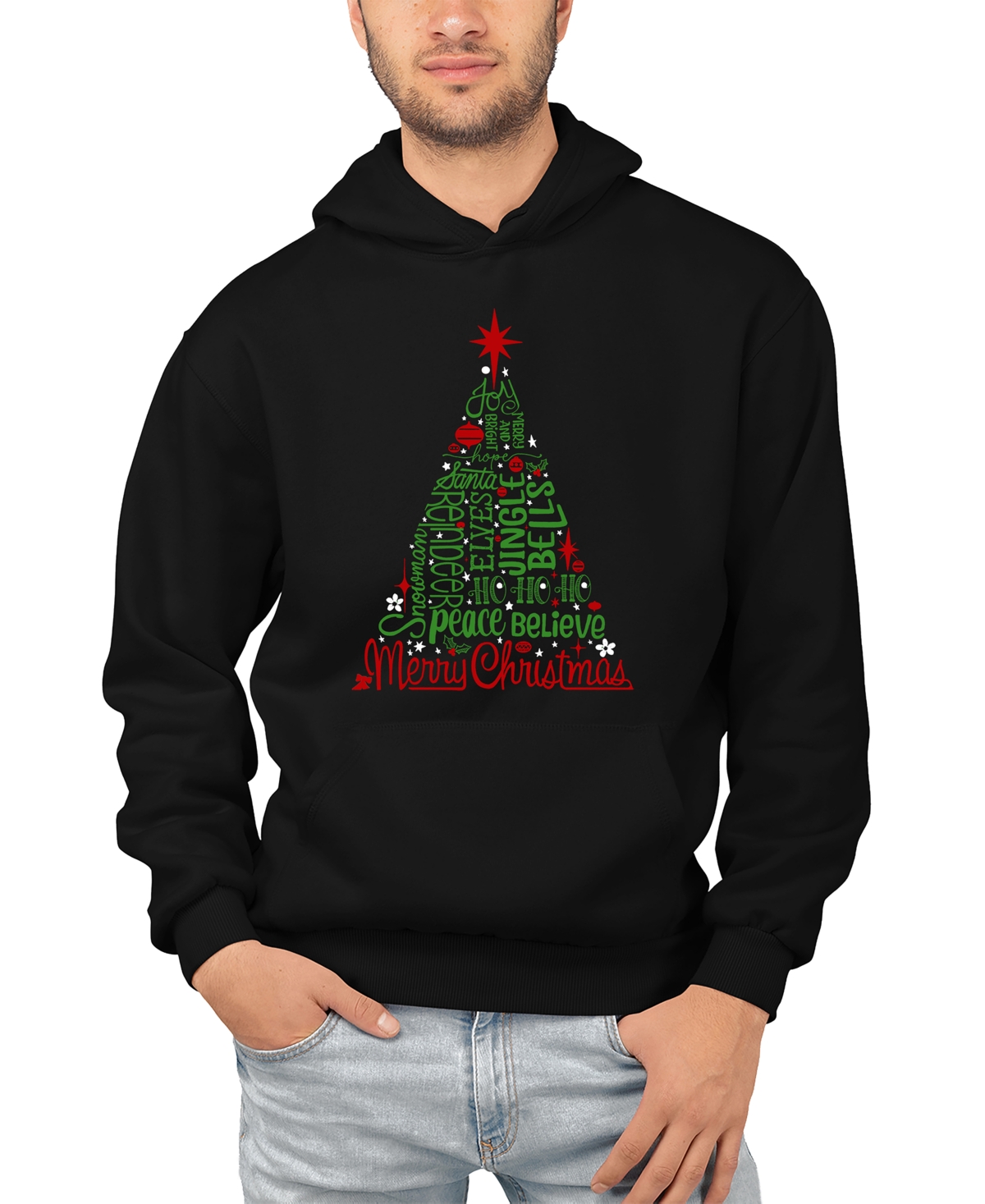 Click here for La Pop Art Mens Holiday Christmas Tree Word Art Ho... prices